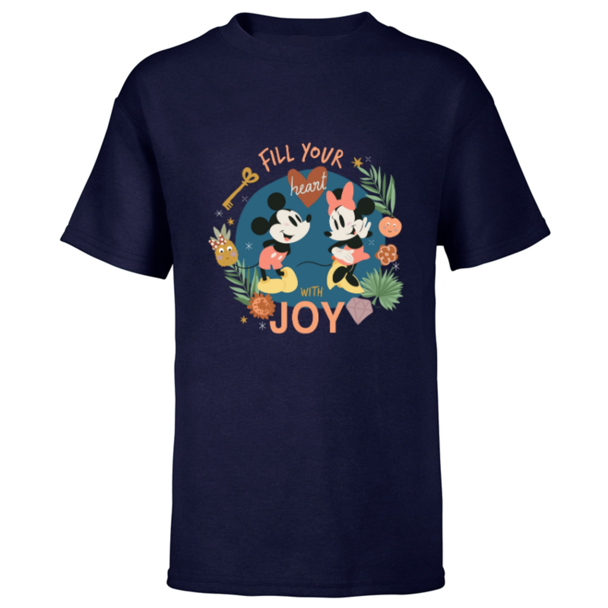 Disney Mickey & Minnie Fill Your Heart with Joy - Short Sleeve T-Shirt ...