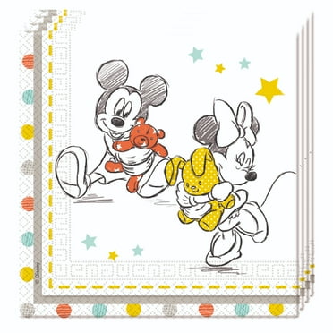 Disney Mickey Mouse 1st Birthday Beverage Napkins (16 Count) - Walmart.com