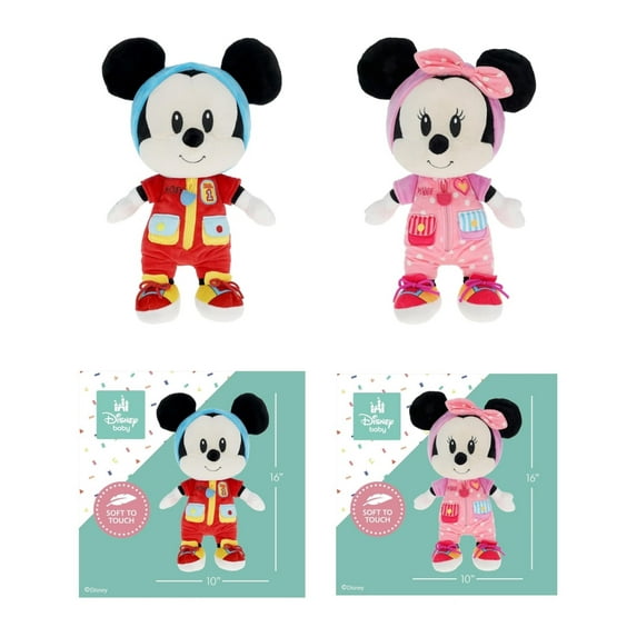 Disney Mickey & Minnie Mouse Bundle Dress and Play Plush - Walmart.com