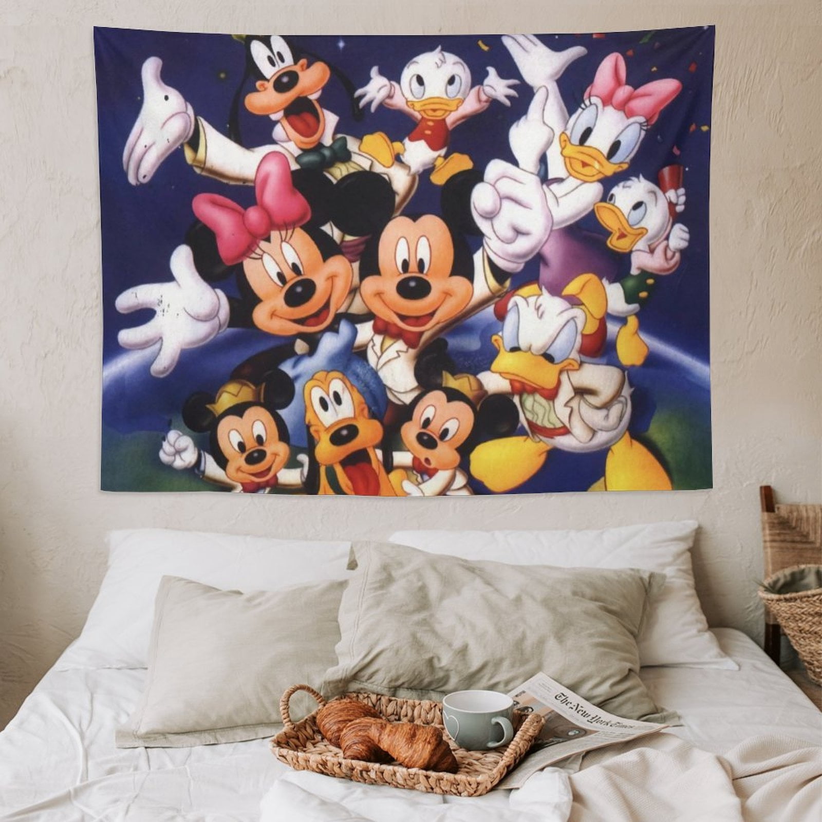 Disney-Mickey & Minnie Mouse & Friends Tapestry,Disney-Mickey & Minnie ...