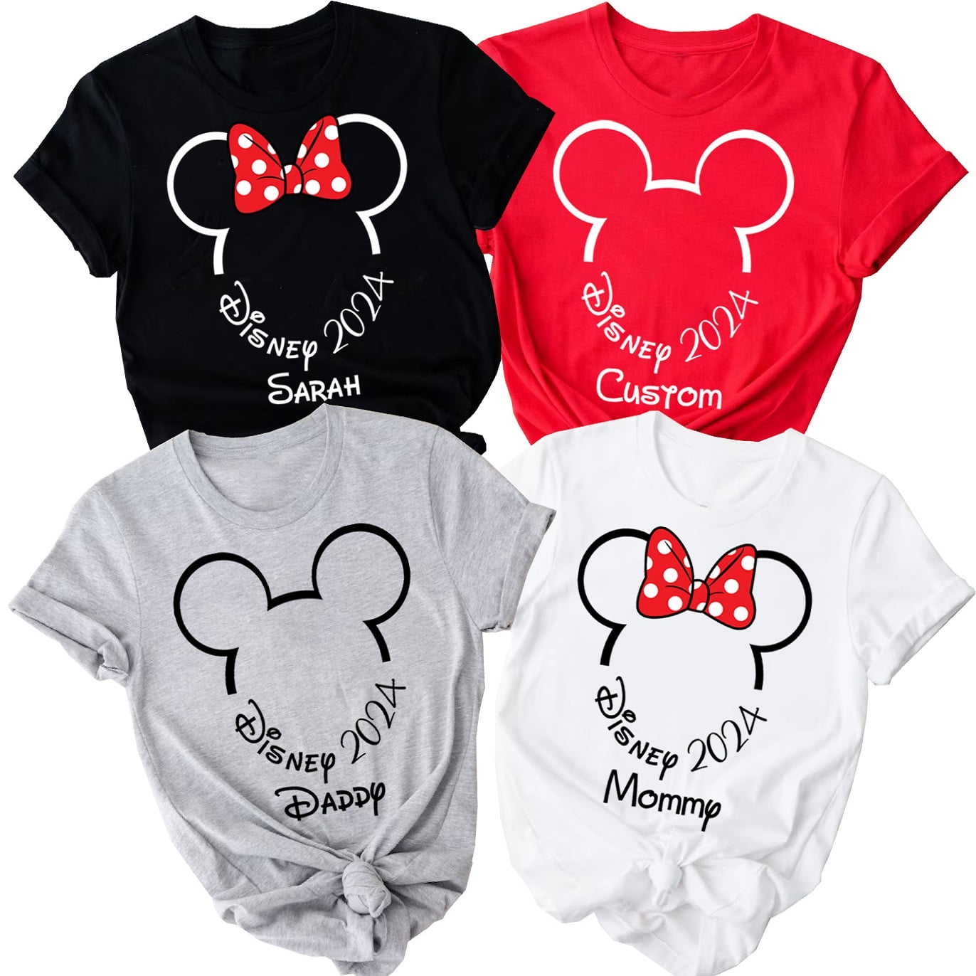 Disney Mickey & Minnie Mouse Vacation 2024 Shirt - Walmart.com