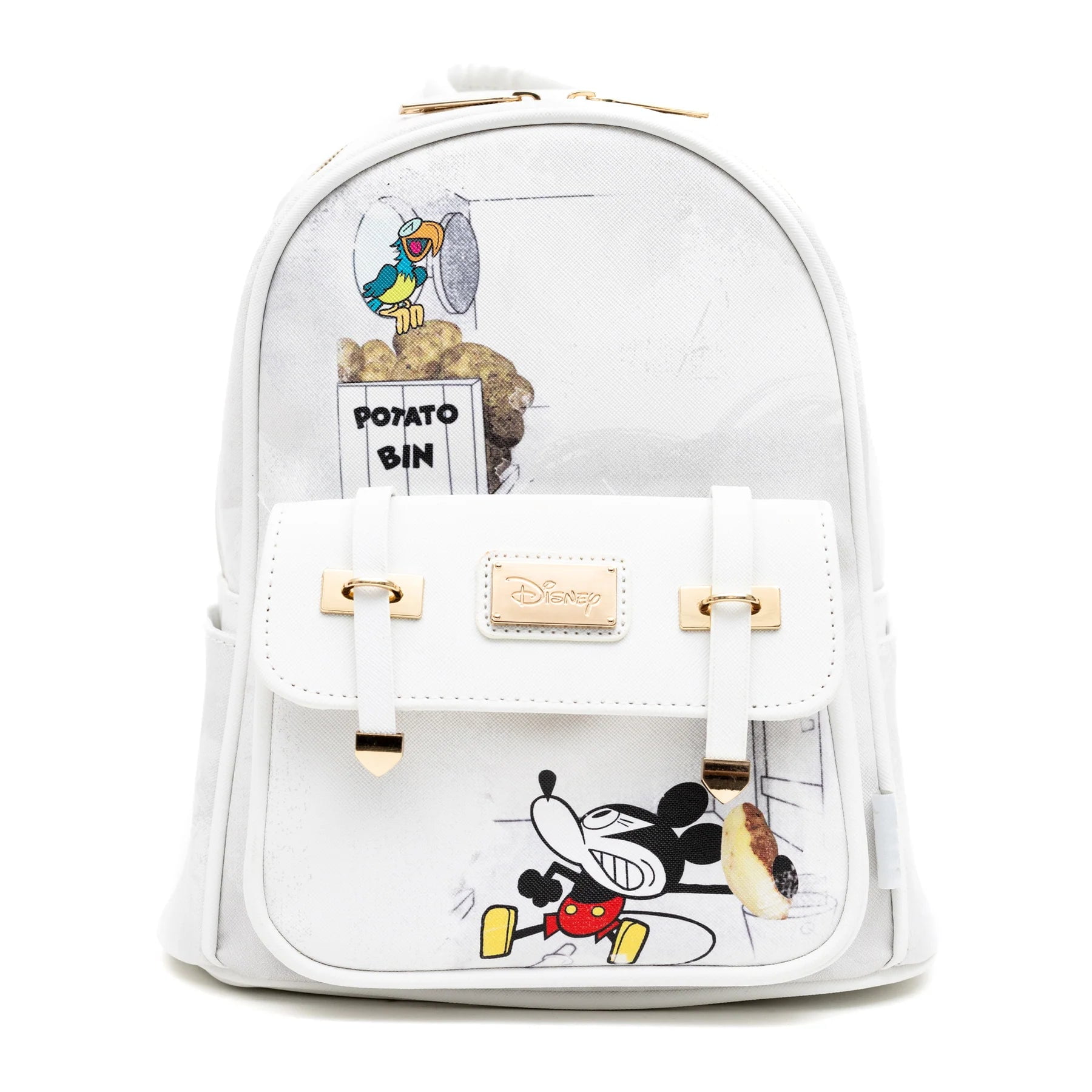Disney Mickey Mouse 11-inch Vegan Leather Mini Backpack - Walmart.com