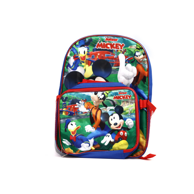 Disney Mickey Mouse 16" Kids School Backpack with Detachable Toddler ...