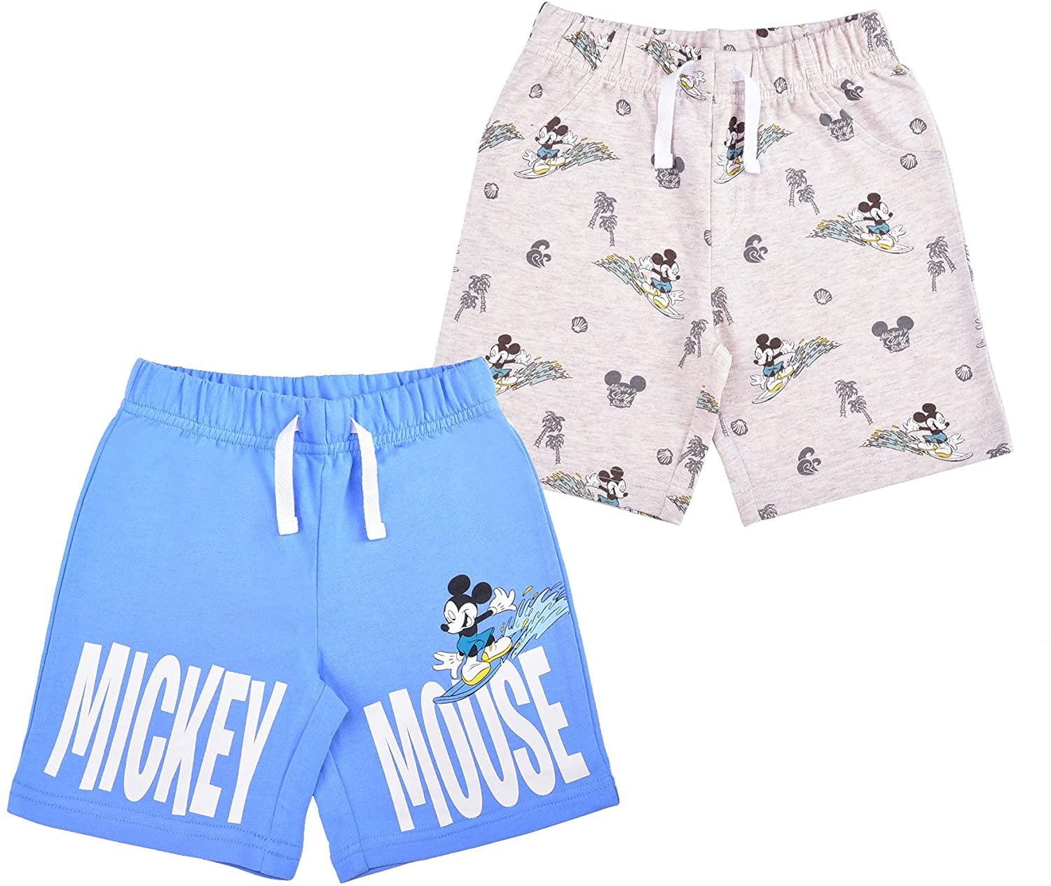 Disney Mickey Mouse 2 Pack Shorts Set for Boys - Walmart.com