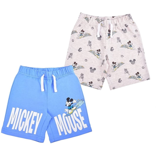 Disney Mickey Mouse 2 Pack Shorts Set for Boys - Walmart.com