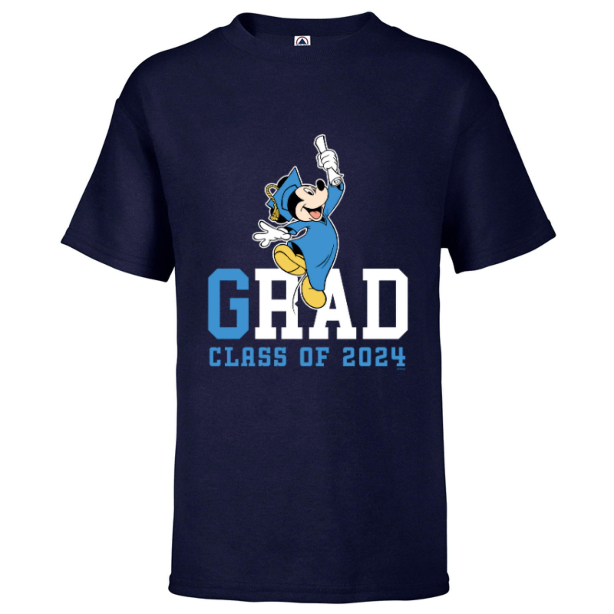 Disney Mickey Mouse 2024 Graduation Class of ’24 Rad Grad - Short ...