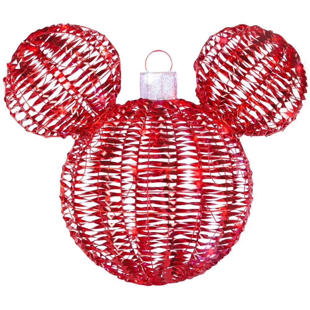 Disney Magic Holiday 2.75FT Mickey Mouse Hanging Lighted Yard Decor w ...