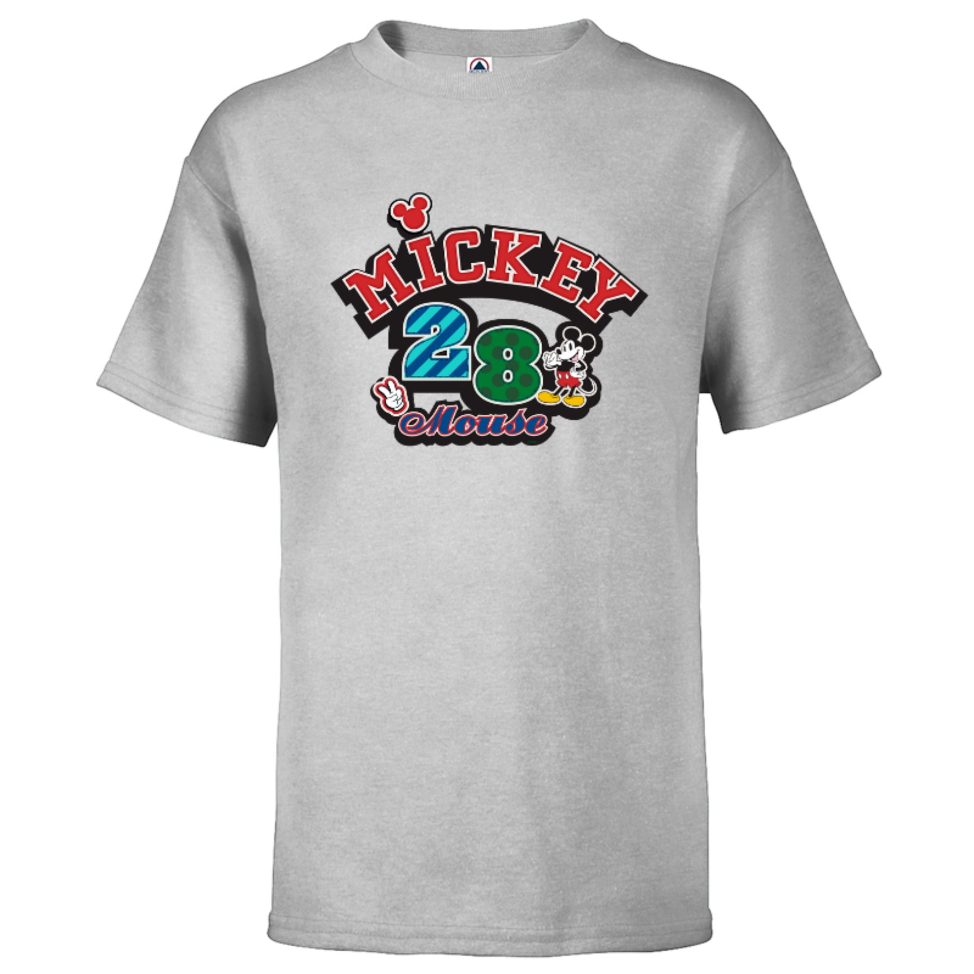 Disney Mickey Mouse 28 Varsity - Short Sleeve T-Shirt for Kids ...