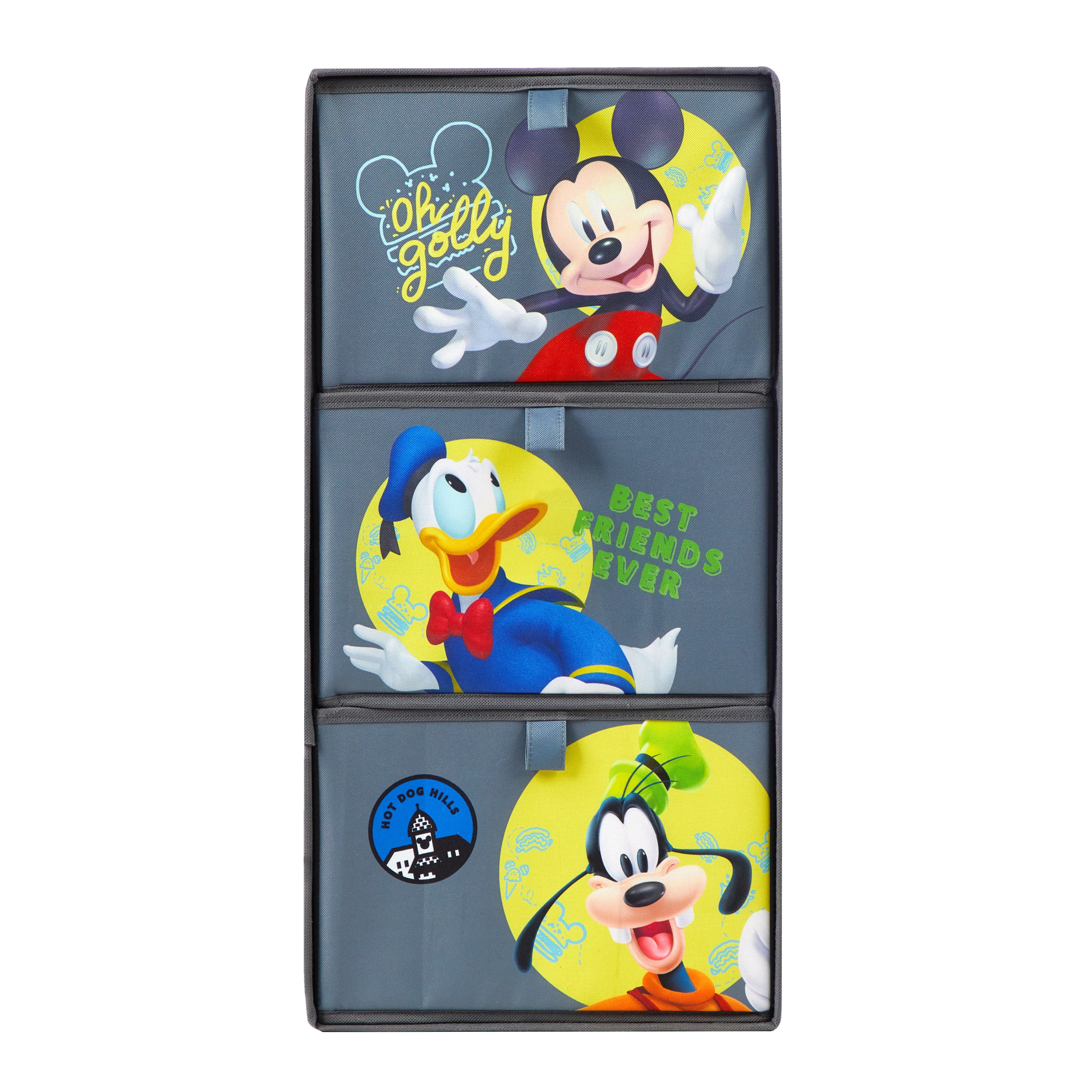 Disney Mickey Mouse 3 Drawer Storage (14.2'' X 11.8'' X 24.4 ...