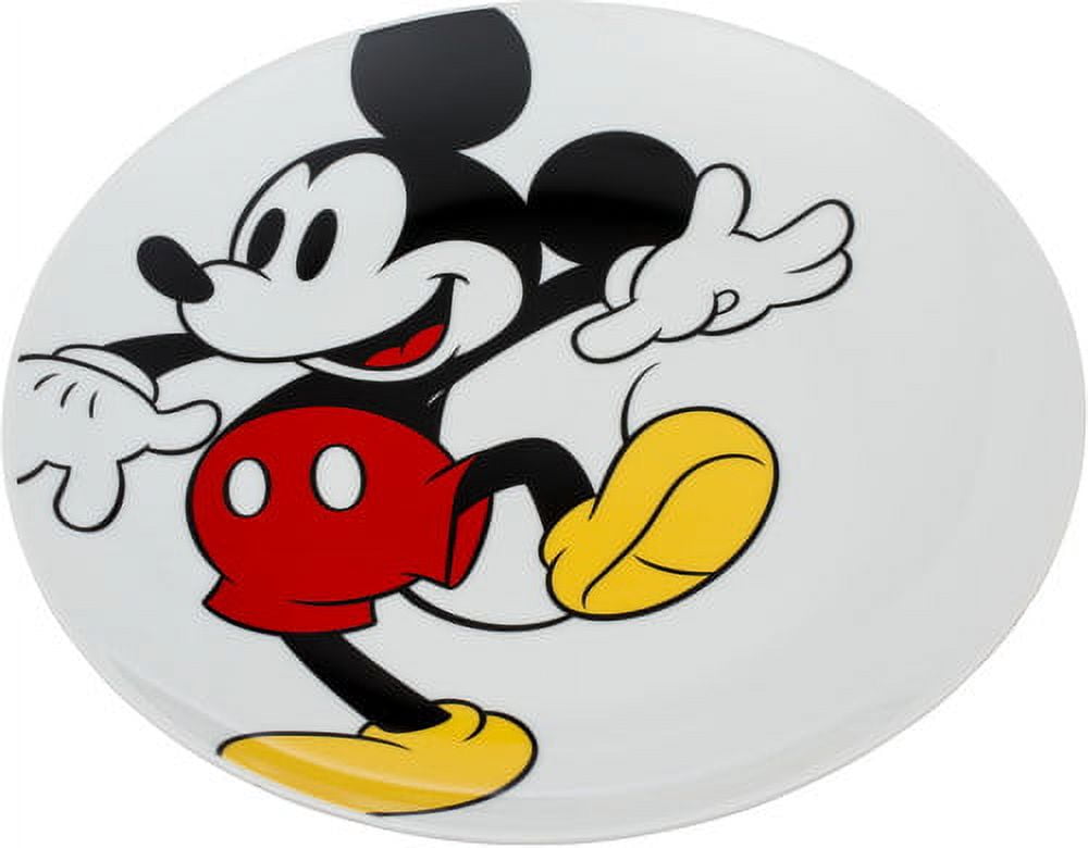 Disney Mickey Mouse 4 Pc. Ceramic Dinner Plate Set - Walmart.com