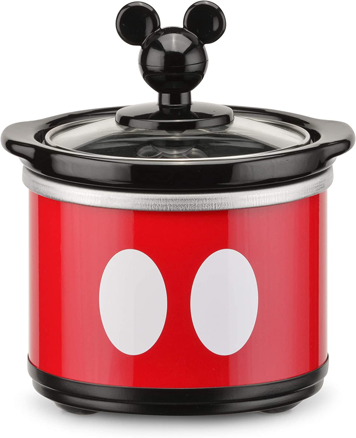 Disney Mickey Mouse Mini Crock Pot, .65 Quart For Cheeses & Dips ...