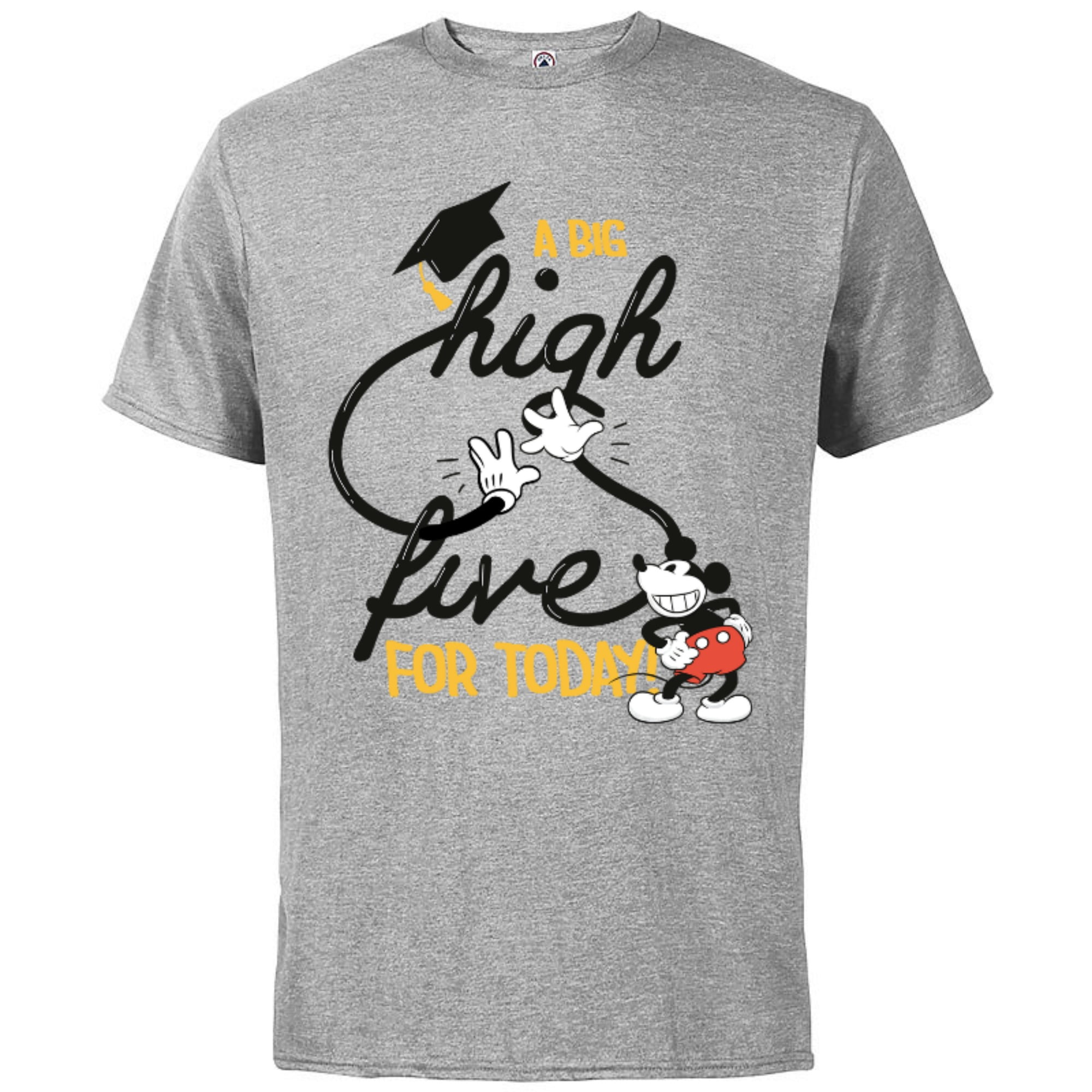 Disney Mickey Mouse A Big High Five for Today Graduation - Short Sleeve ...