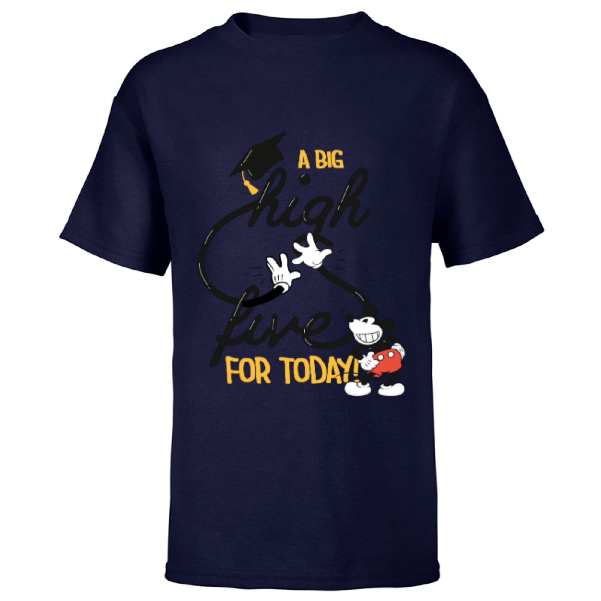 Disney Mickey Mouse A Big High Five for Today Graduation - Short Sleeve ...
