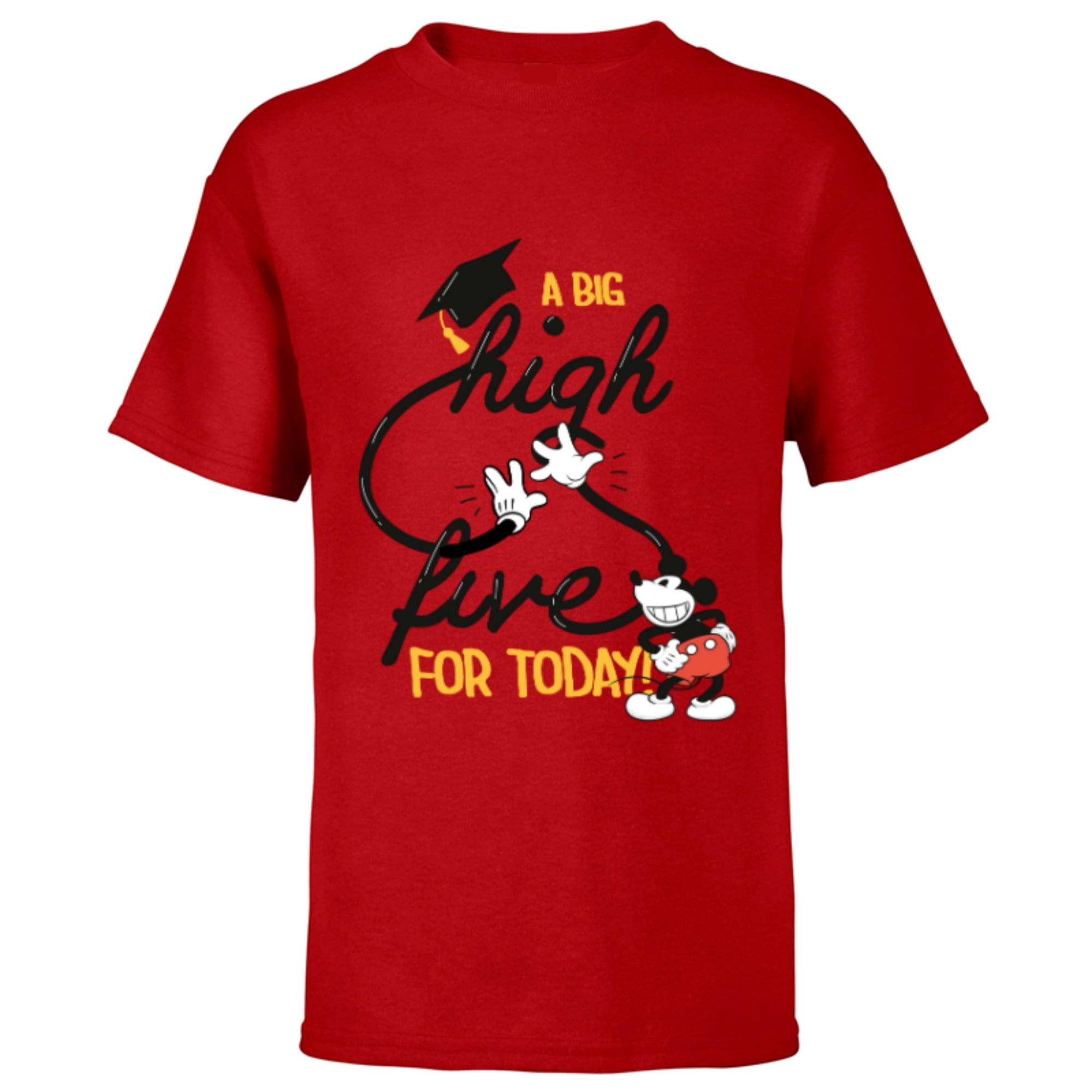 Disney Mickey Mouse A Big High Five for Today Graduation - Short Sleeve ...