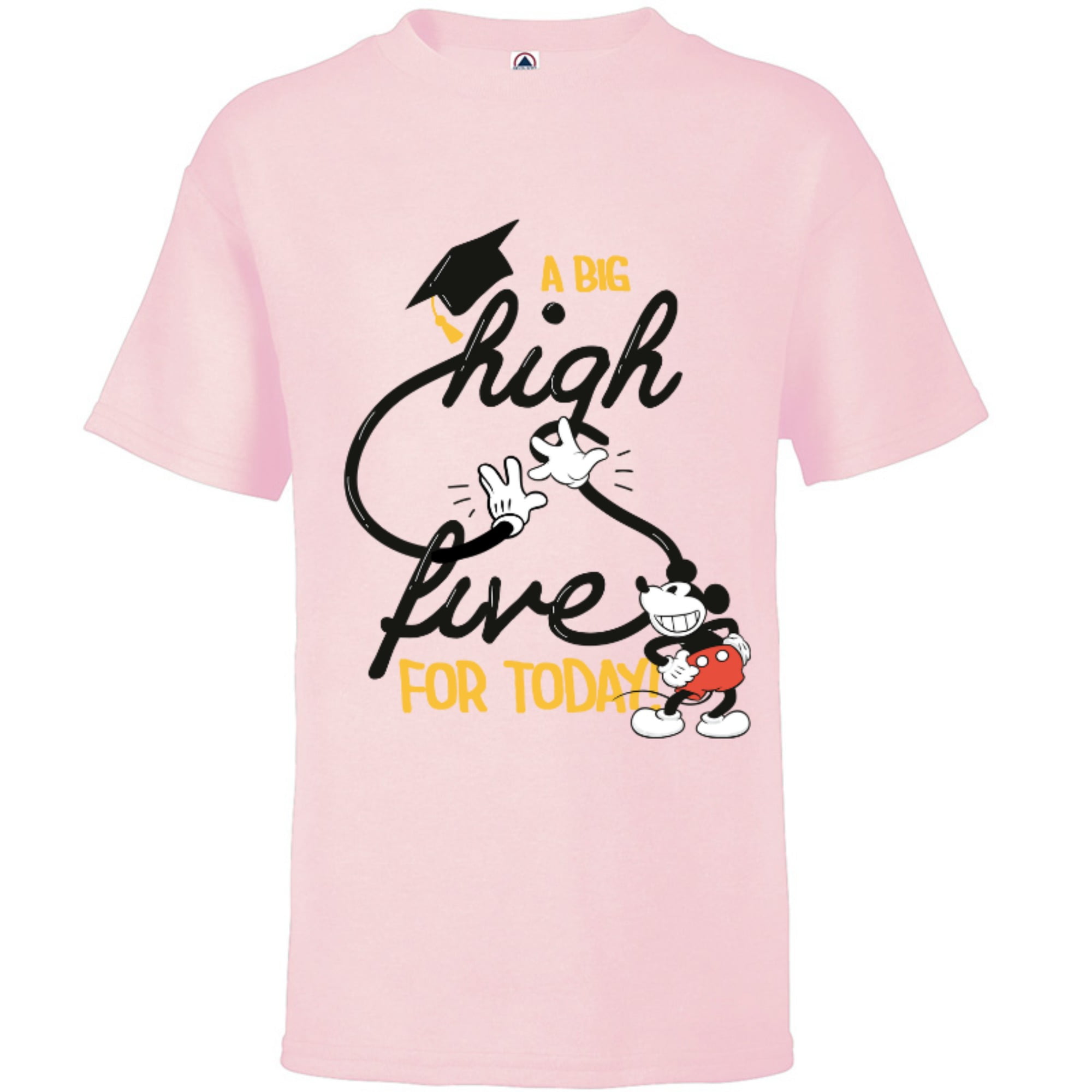 Disney Mickey Mouse A Big High Five for Today Graduation - Short Sleeve ...