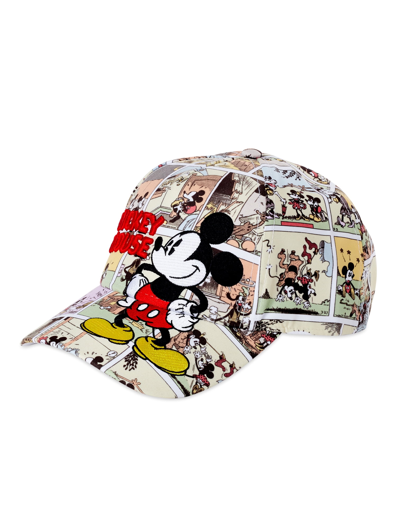 Disney Mickey Mouse Character Adult Baseball Cap, Multicolor - Walmart.com