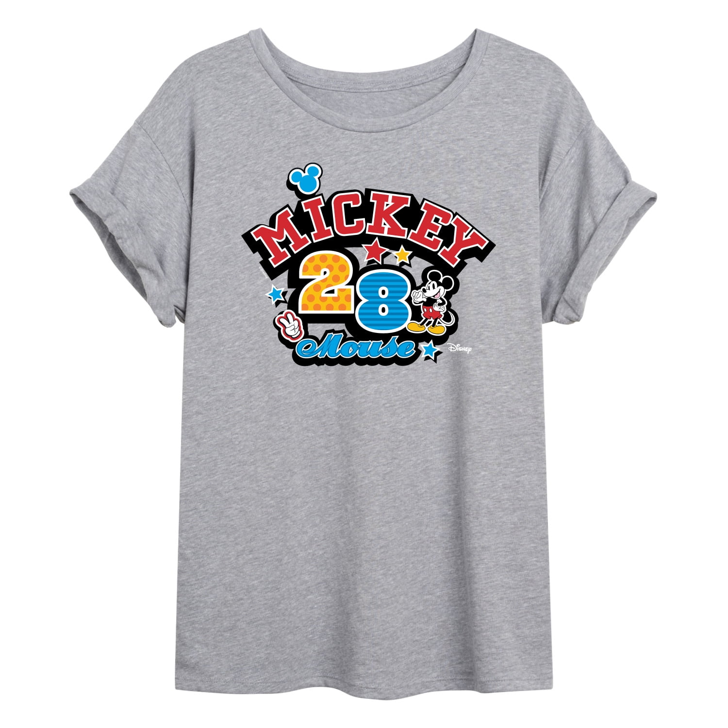 Disney - Mickey Mouse - All Star on Mickey's Team - Women's Oversized T ...