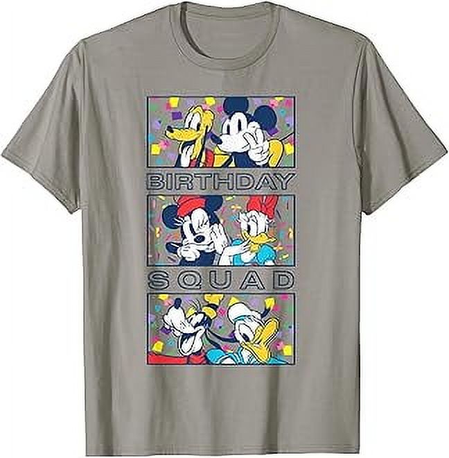 Disney Mickey Mouse And Friends Confetti Crew Birthday T-Shirt Hoodie ...