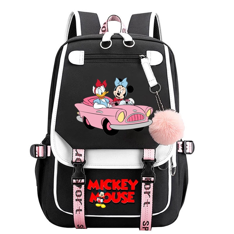 Disney-Mickey-Mouse Anime Backpacks Cartoon Laptop Backpack Daypack 3D ...