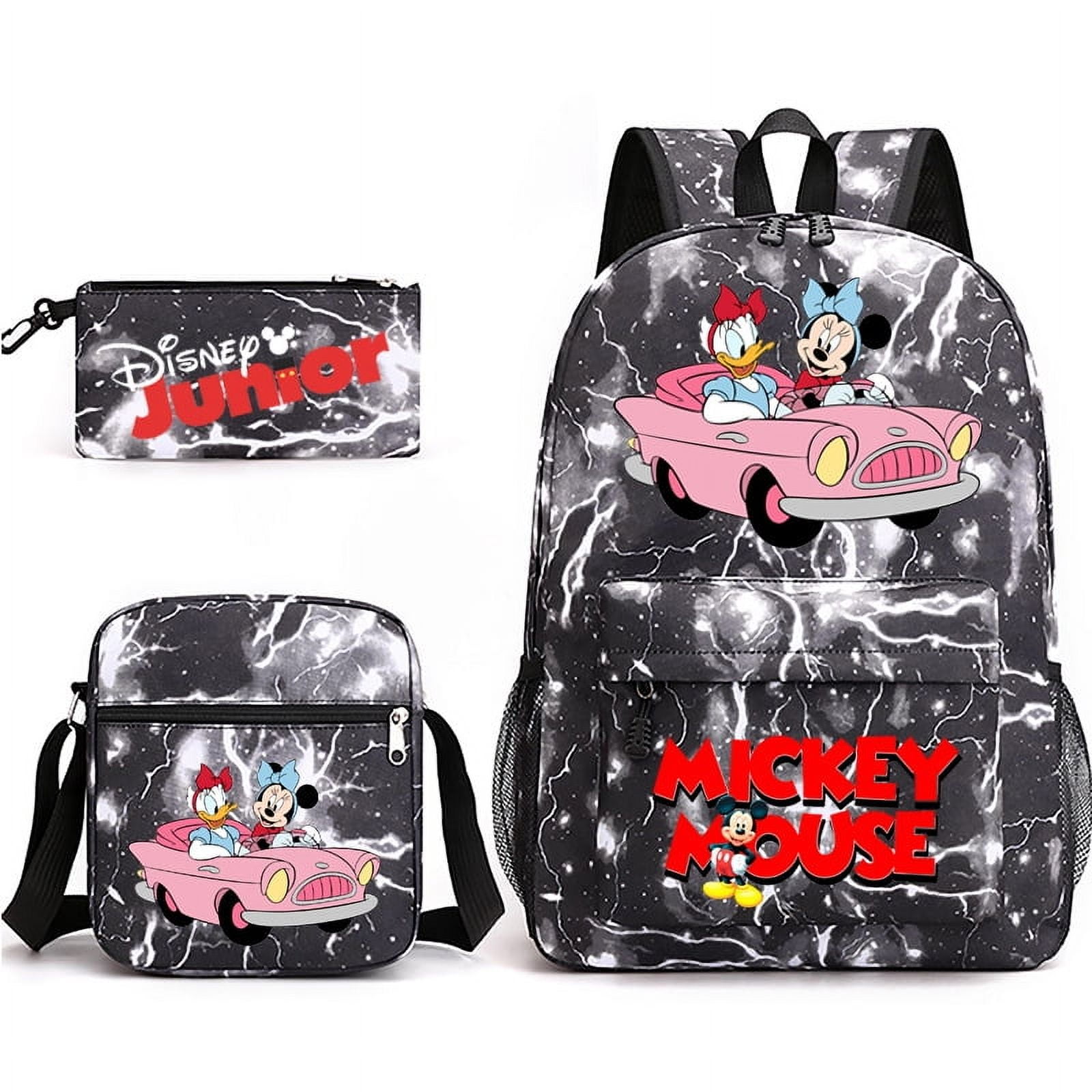Disney--Mickey-Mouse Anime Backpacks Sets, Cartoon Laptop Backpack with ...