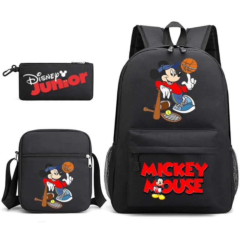 Disney--Mickey-Mouse Anime Backpacks Sets, Cartoon Laptop Backpack with ...