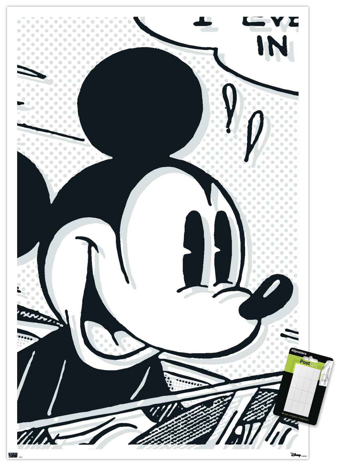 Disney Mickey Mouse - Art Deco Wall Poster, 22.375" x 34" - Walmart.com