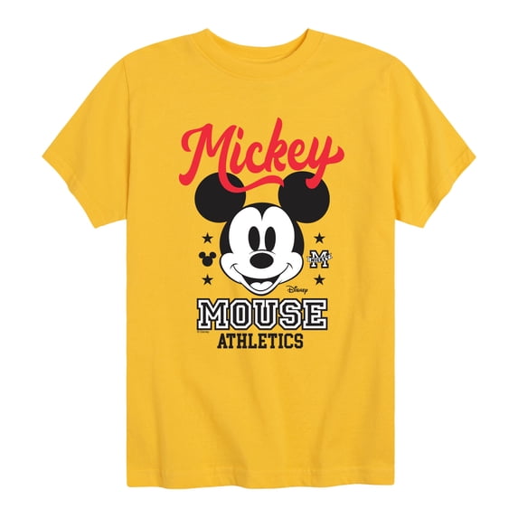 Disney - Mickey Mouse Athletics - Youth Boys Short Sleeve Graphic T ...