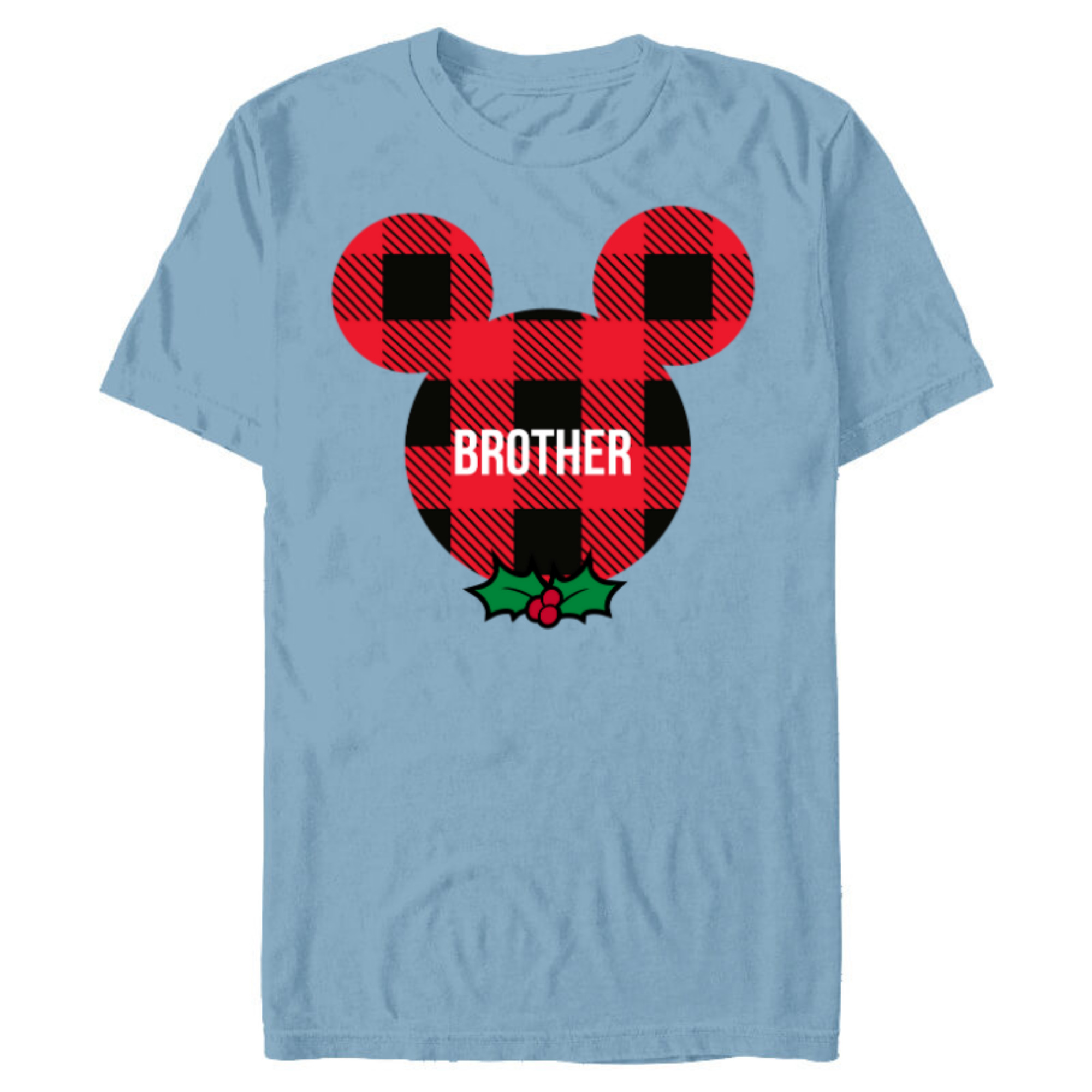 Disney Mickey Mouse BROTHER Holiday Family - Short Sleeve Blended T ...