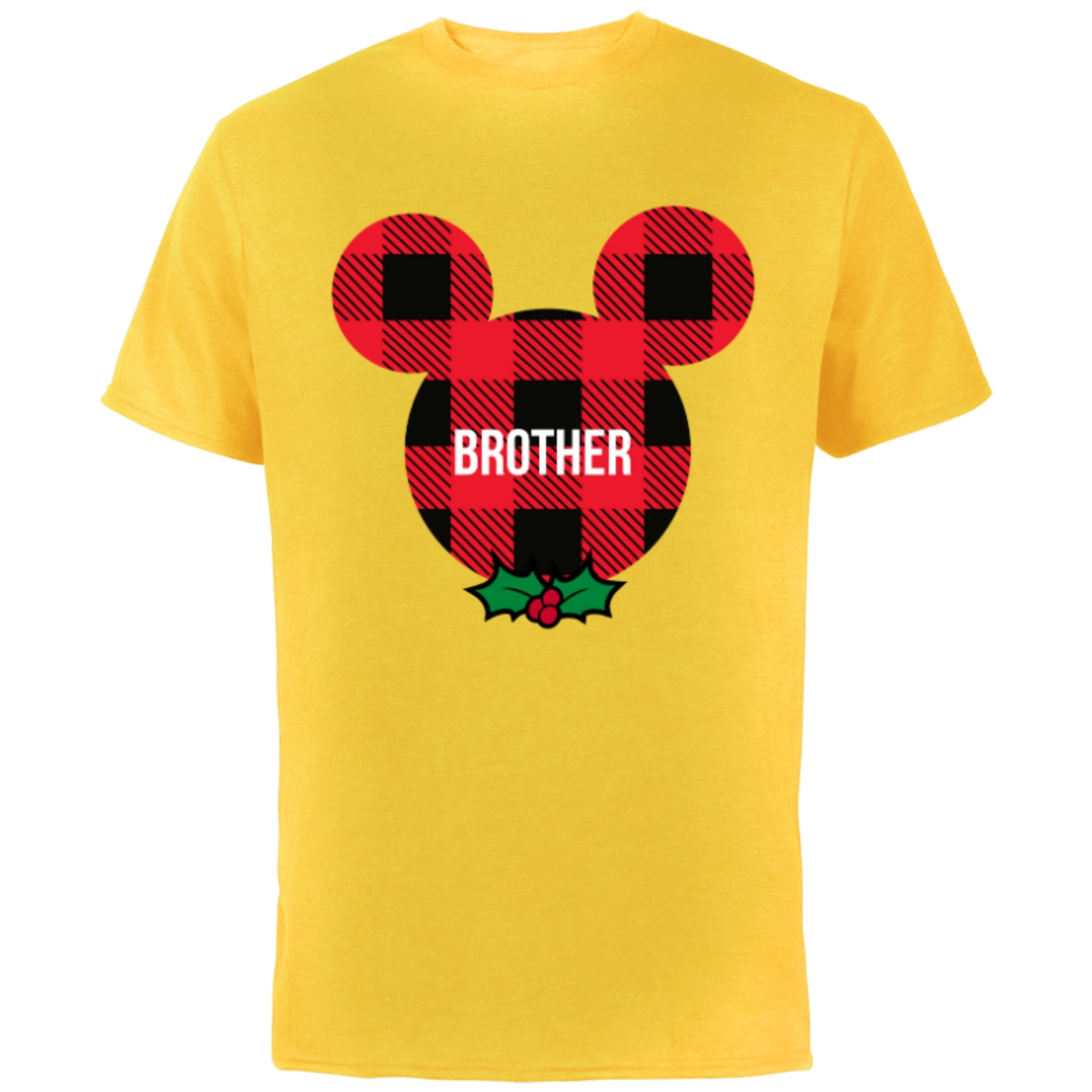 Disney Mickey Mouse BROTHER Holiday Family - Short Sleeve Cotton T ...