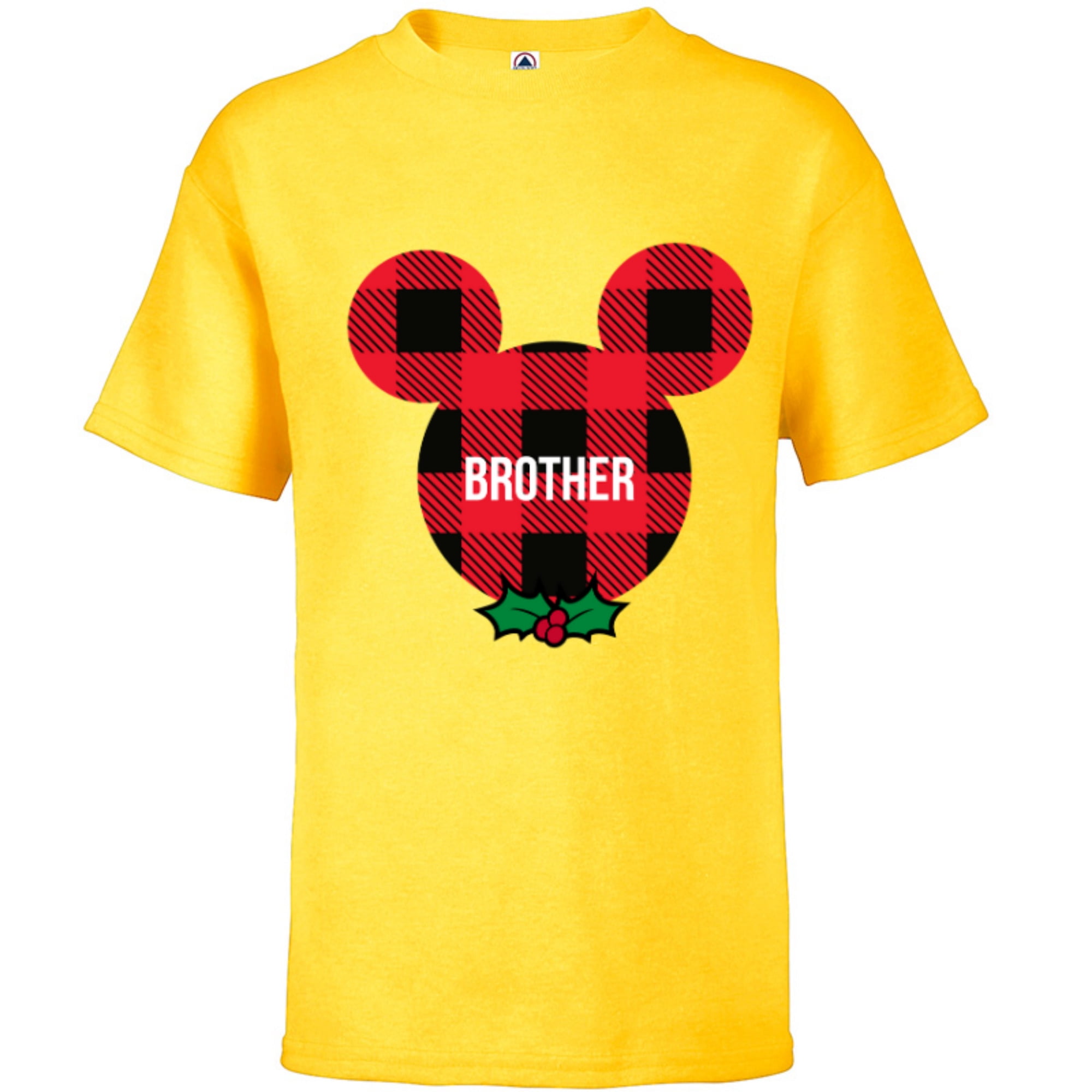 Disney Mickey Mouse BROTHER Holiday Family - Short Sleeve T-Shirt for ...