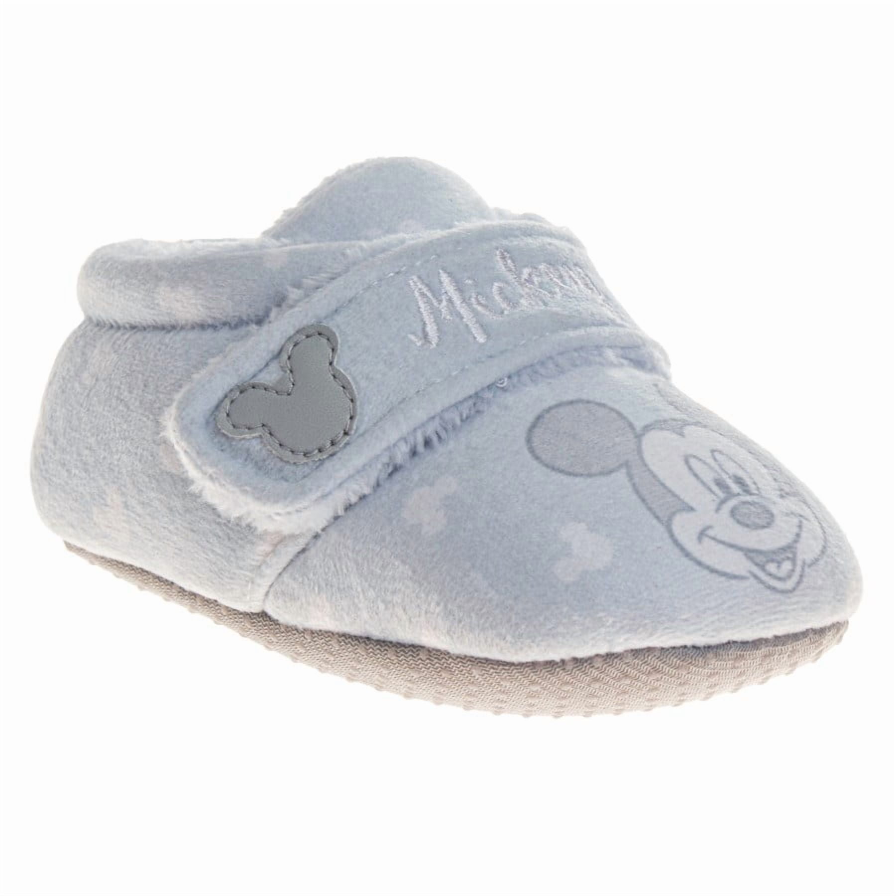 Disney Mickey Mouse Baby Boys Bootie Shoe. (Infant)Light Blue, Size: 3 ...
