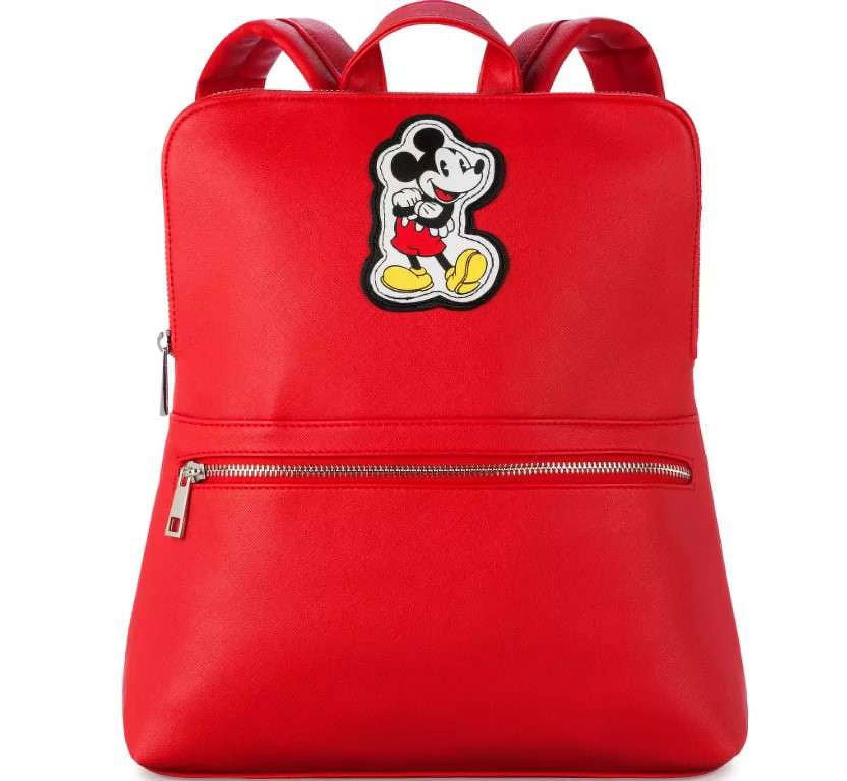 Disney Mickey Mouse Backpack (All Red) - Walmart.com