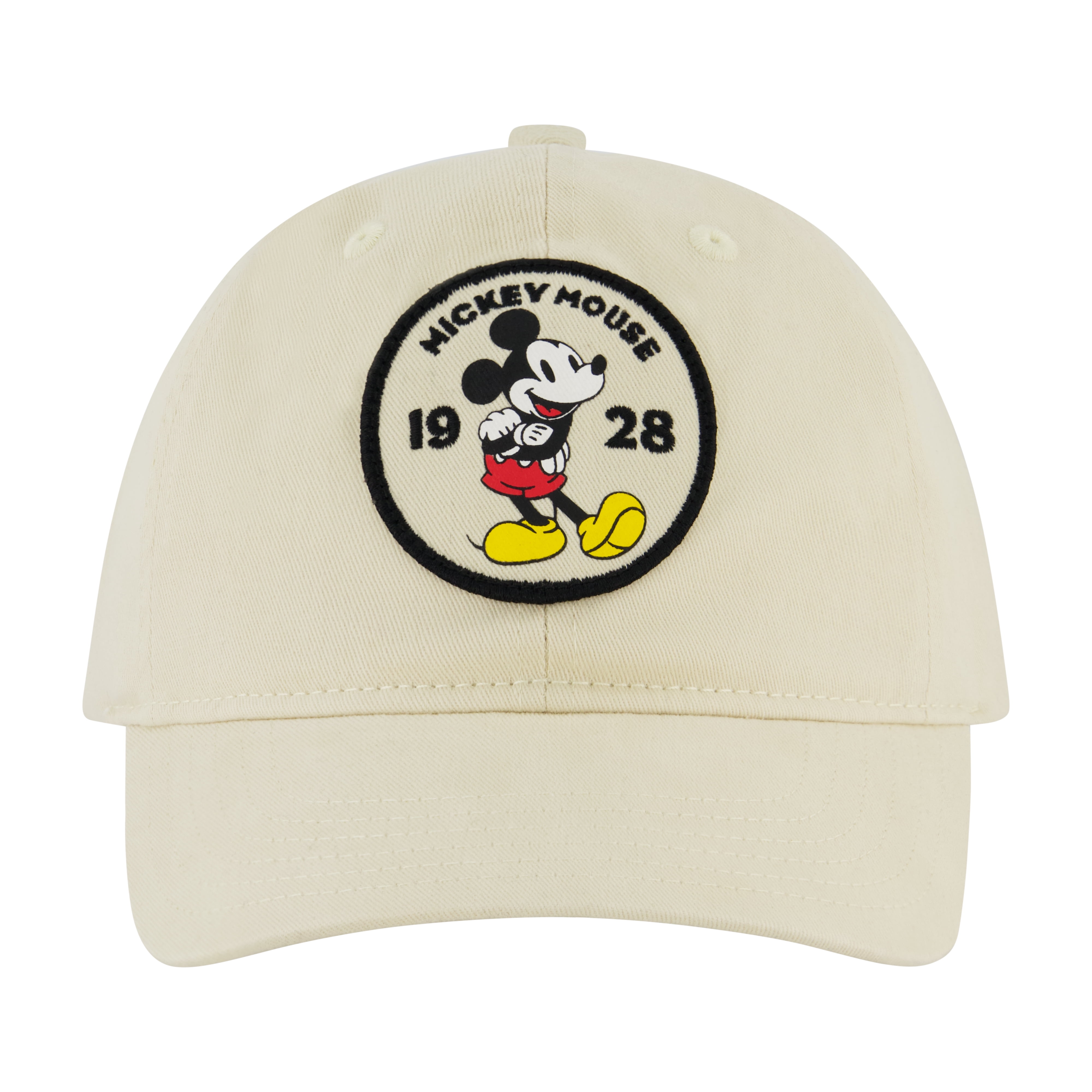 Disney Mickey Mouse Baseball Hat, Frayed Twill Patch Unisex Baseball ...