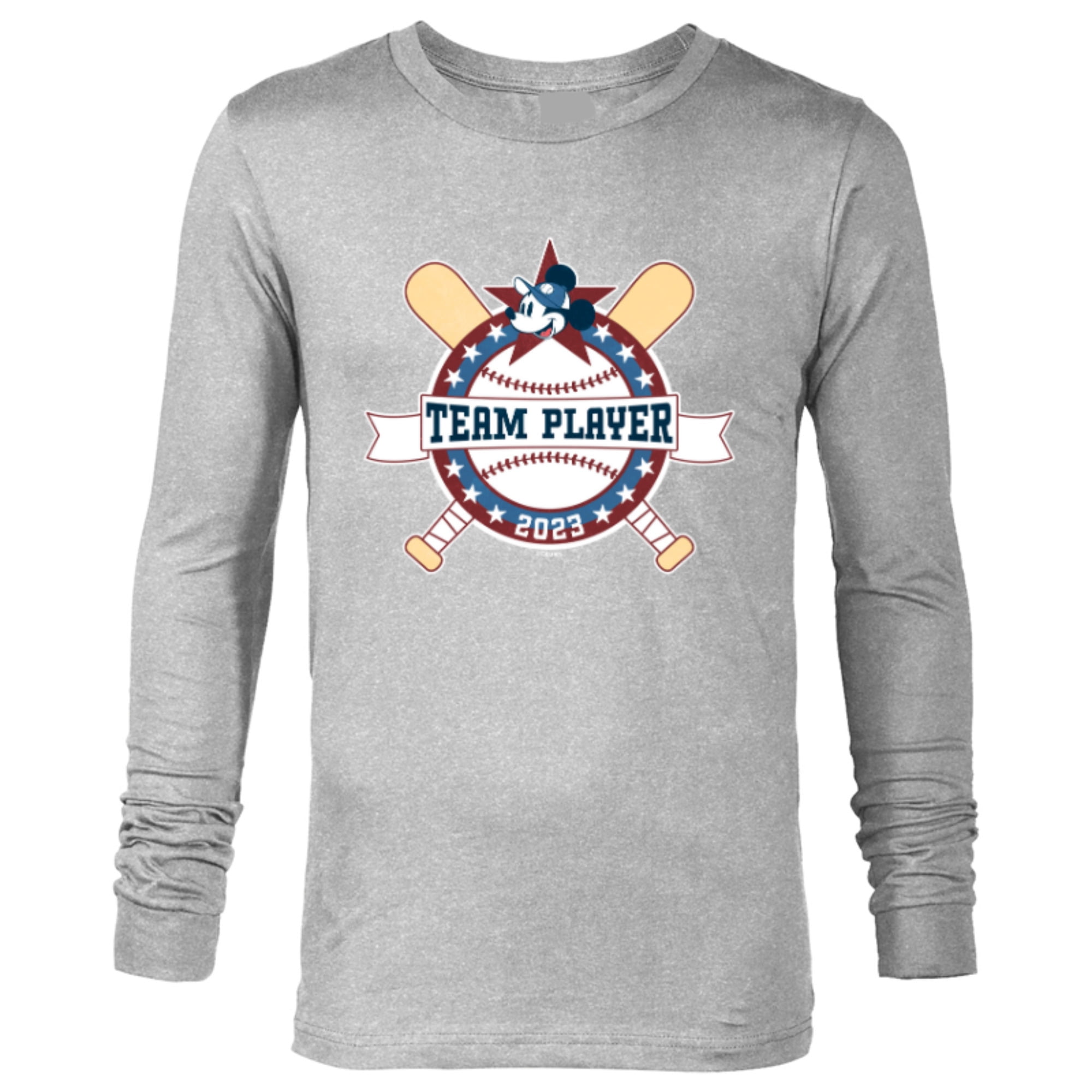 Disney Mickey Mouse Baseball Team Player Sports 2023 - Long Sleeve T ...