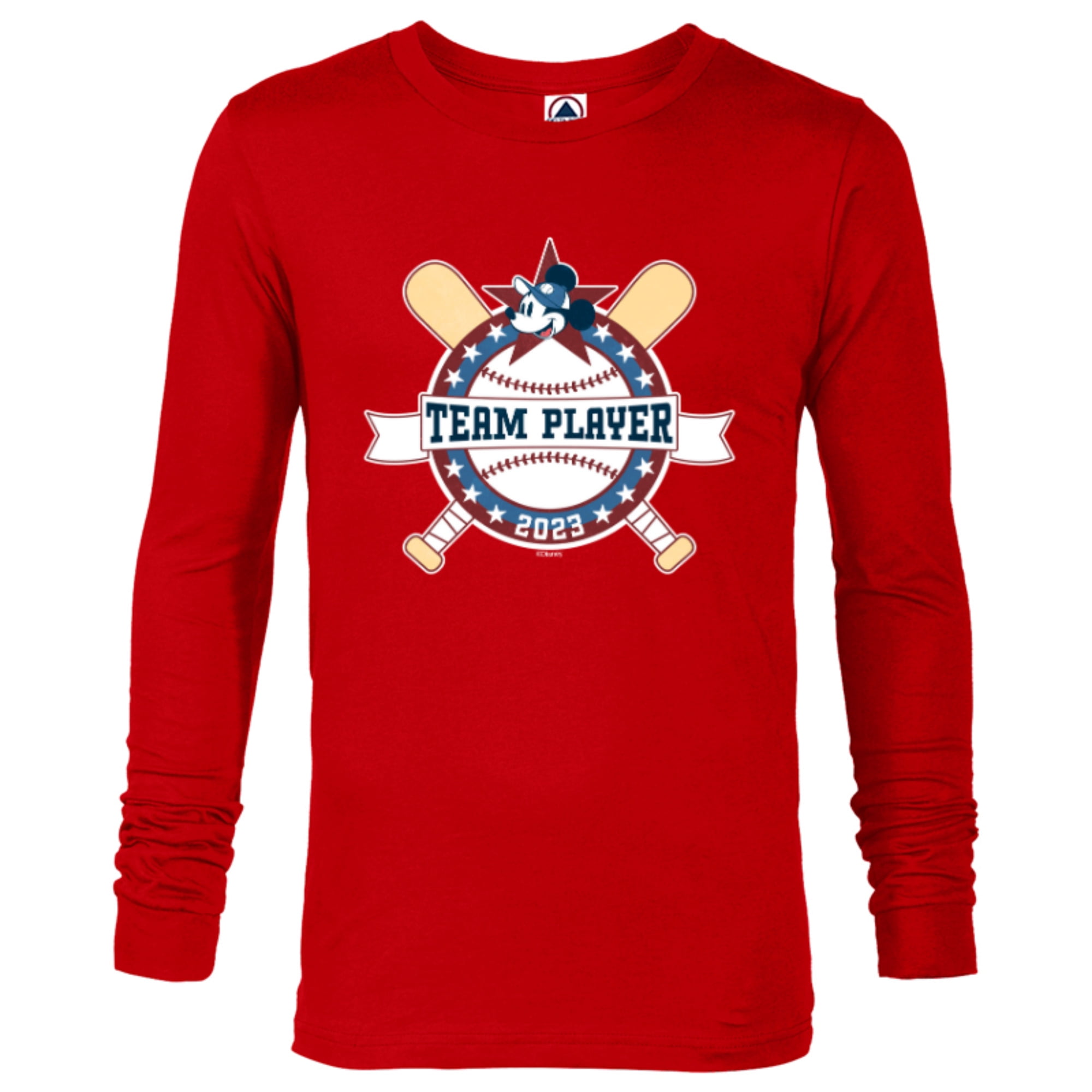 Disney Mickey Mouse Baseball Team Player Sports 2023 - Long Sleeve T ...