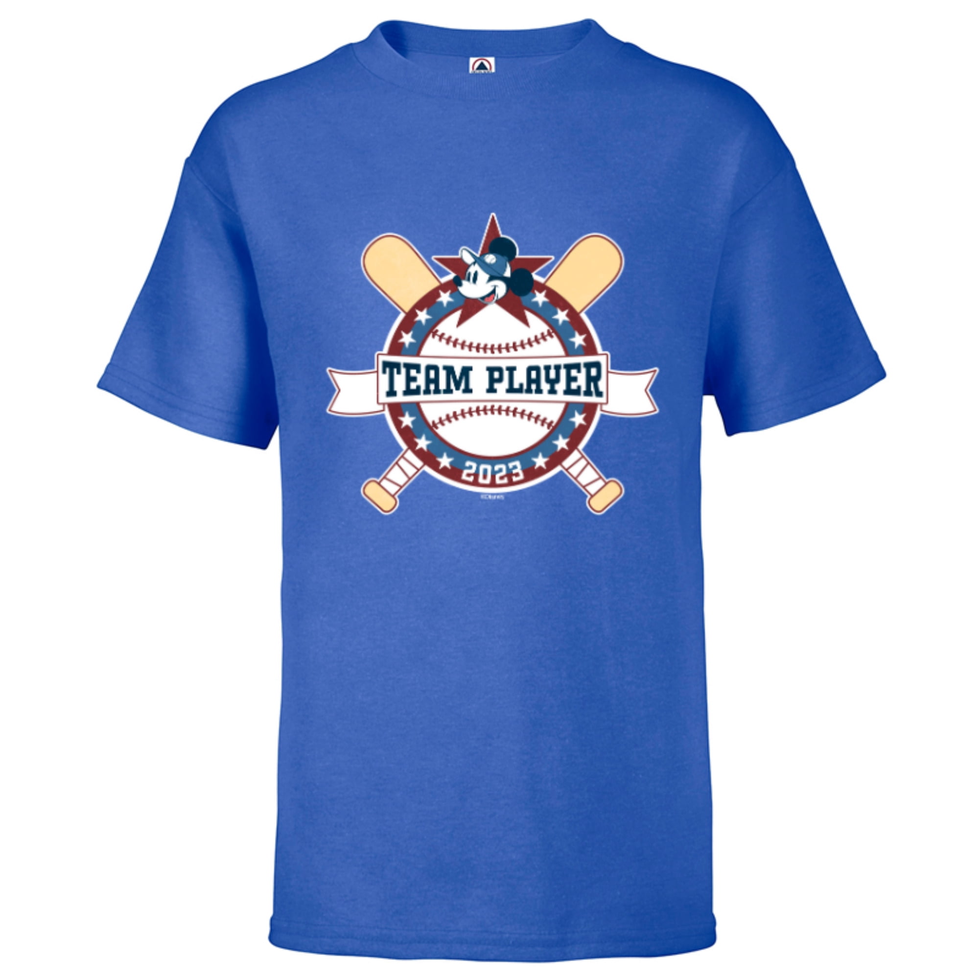 Disney Mickey Mouse Baseball Team Player Sports 2023 - Short Sleeve T ...