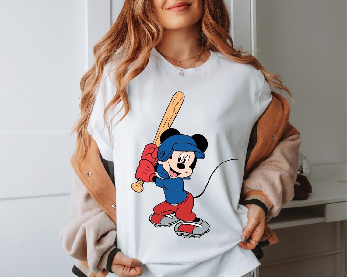 Disney Mickey Mouse Baseball Team Shirt, All Baseball Teams T-shirt ...