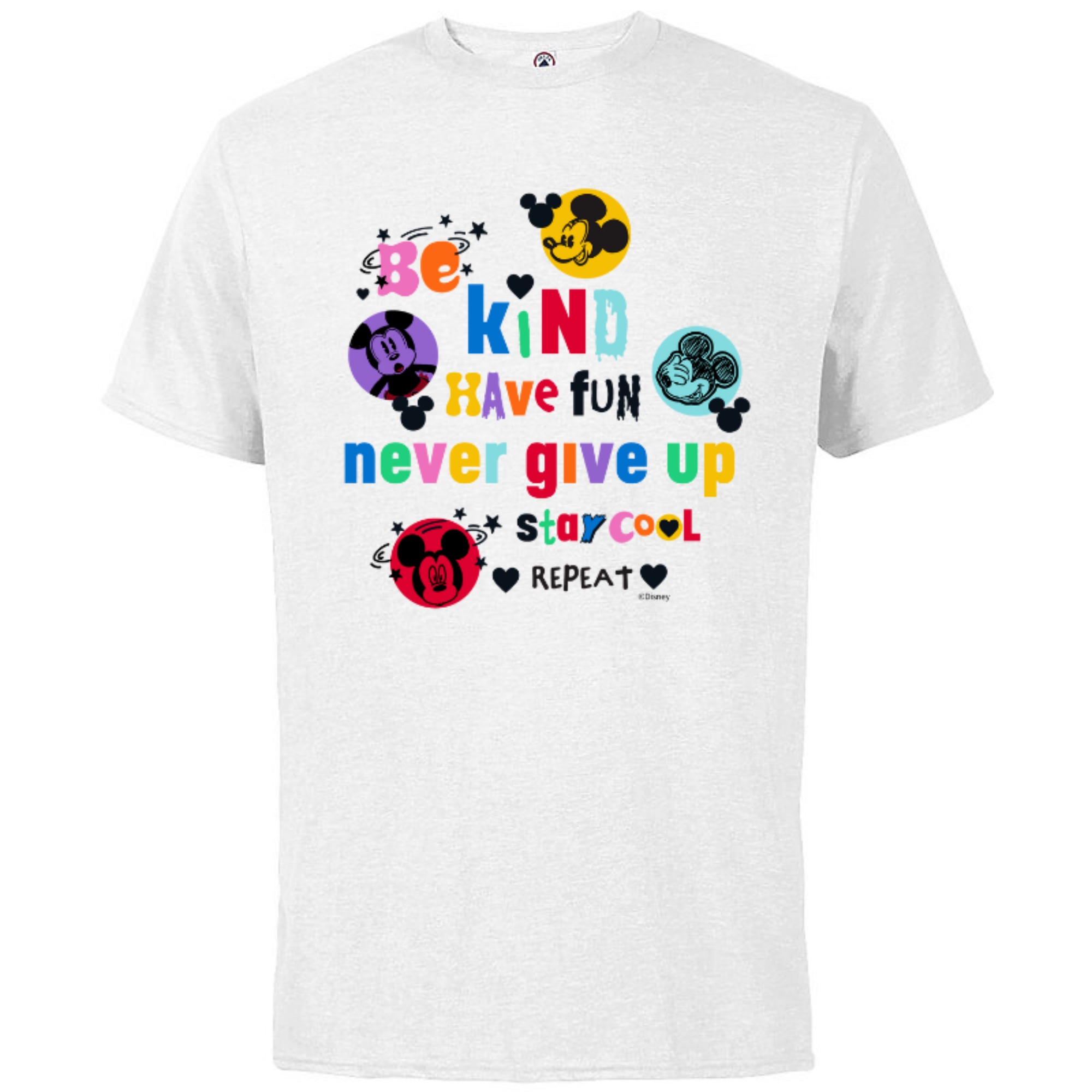 Disney Mickey Mouse Be Kind Have Fun Never Give Up Stay Cool - Short ...