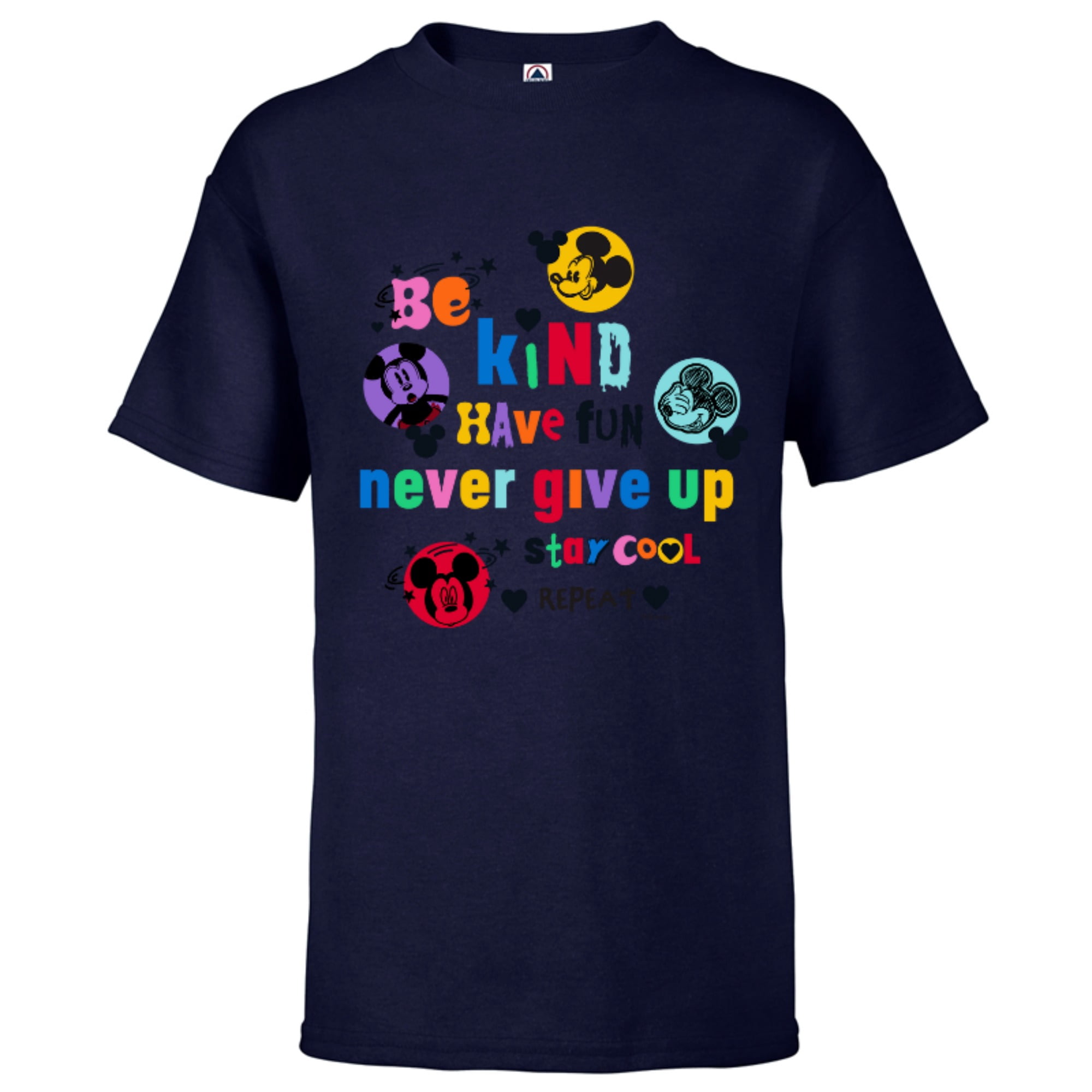 Disney Mickey Mouse Be Kind Have Fun Never Give Up Stay Cool - Short ...