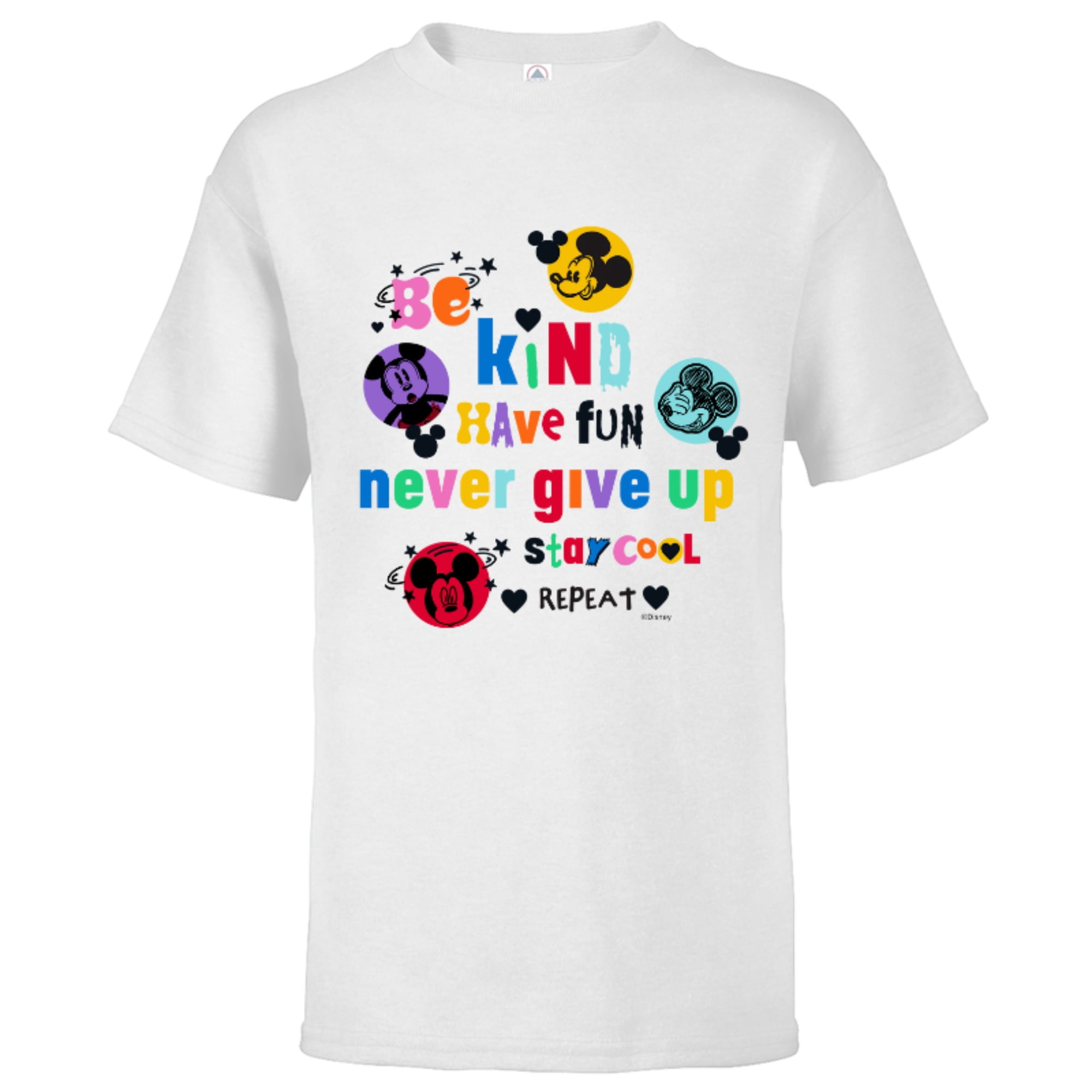 Disney Mickey Mouse Be Kind Have Fun Never Give Up Stay Cool - Short ...