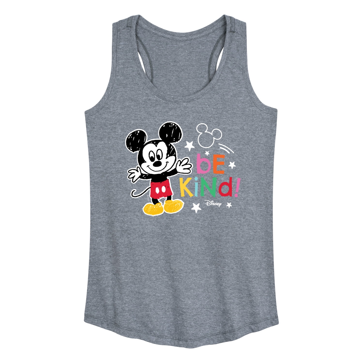 Disney - Mickey Mouse - Be Kind - Women's Racerback Tank Top - Walmart.com