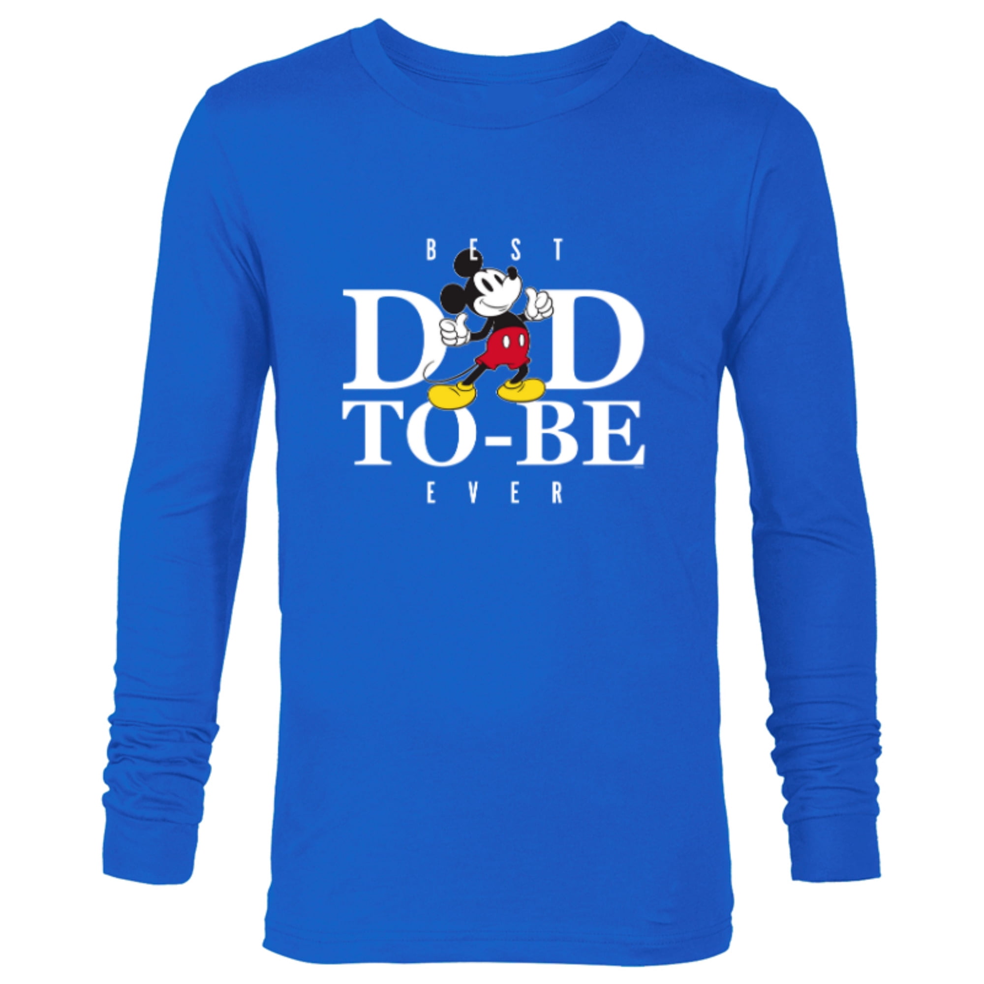 Disney Mickey Mouse Best Dad-to-Be Ever Father’s Day - Long Sleeve T ...