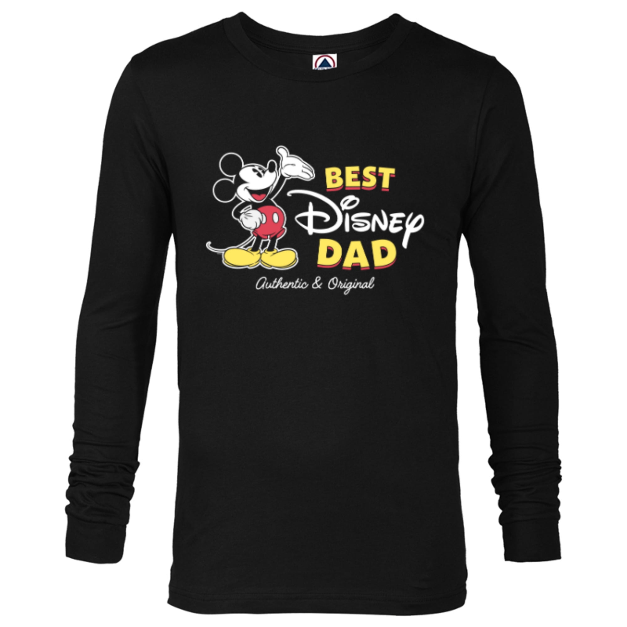Disney Mickey Mouse Best Disney Dad Birthday Father’s Day - Long Sleeve ...