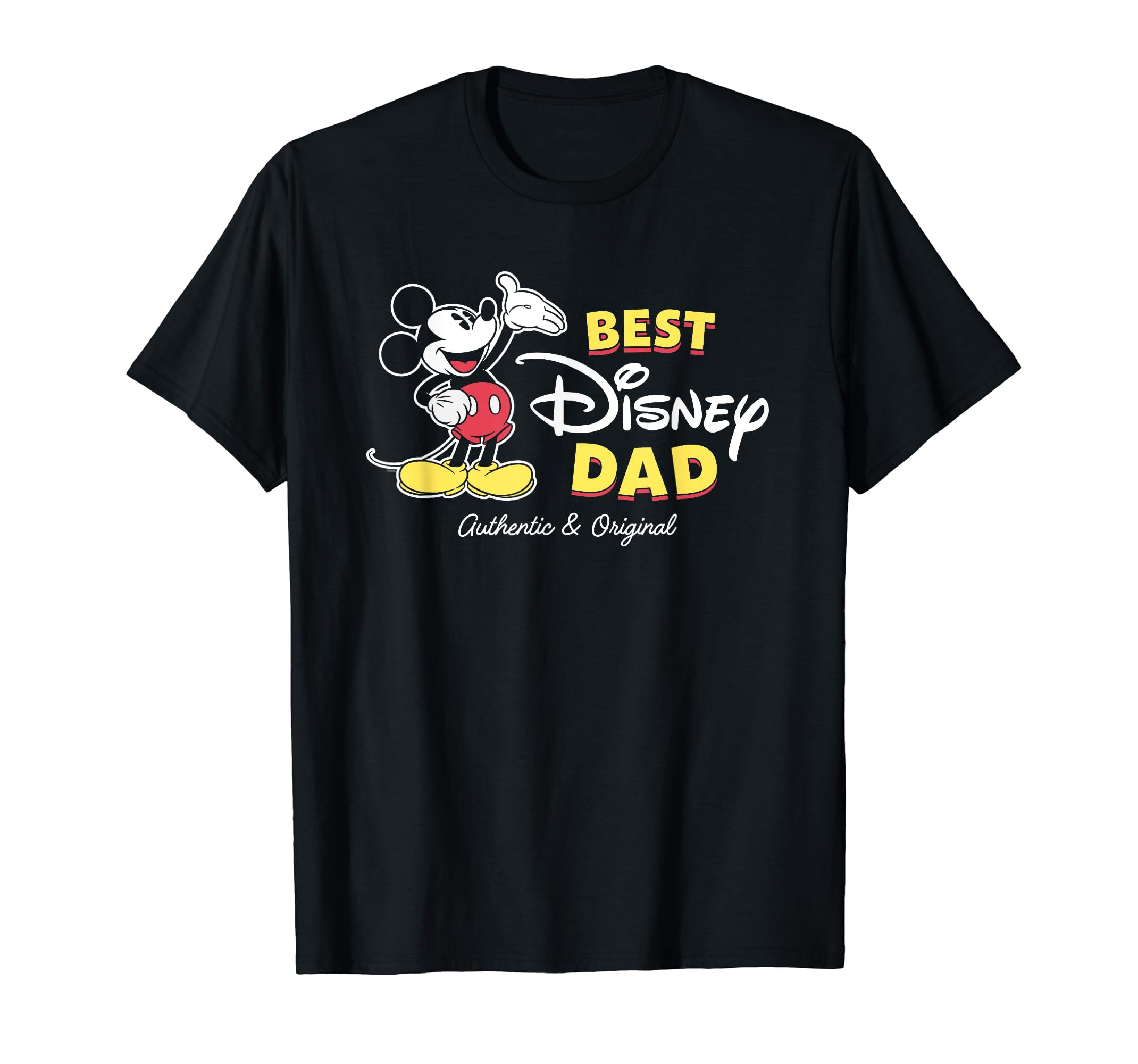 Disney Mickey Mouse Best Disney Dad Birthday Father’s Day T-Shirt ...