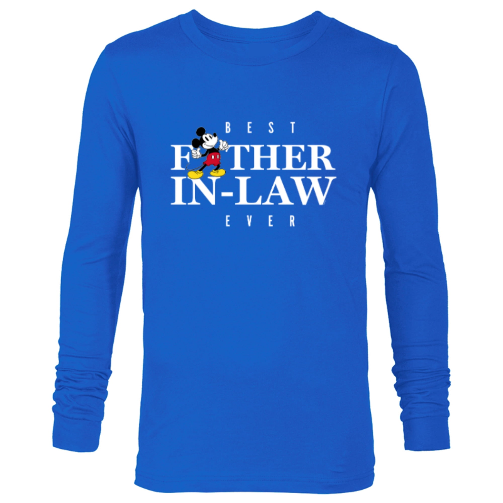 Disney Mickey Mouse Best Father-in-Law Ever Father’s Day - Long Sleeve ...