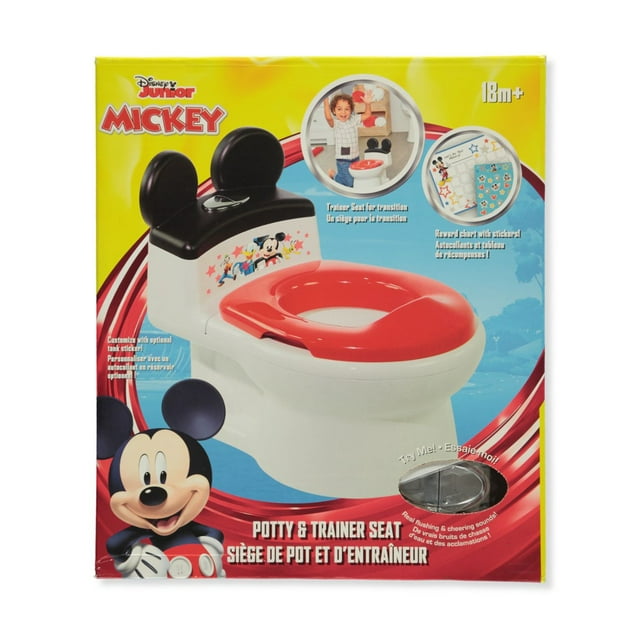 Disney Mickey Mouse Boys' Potty & Trainer Seat - white/multi, one size ...