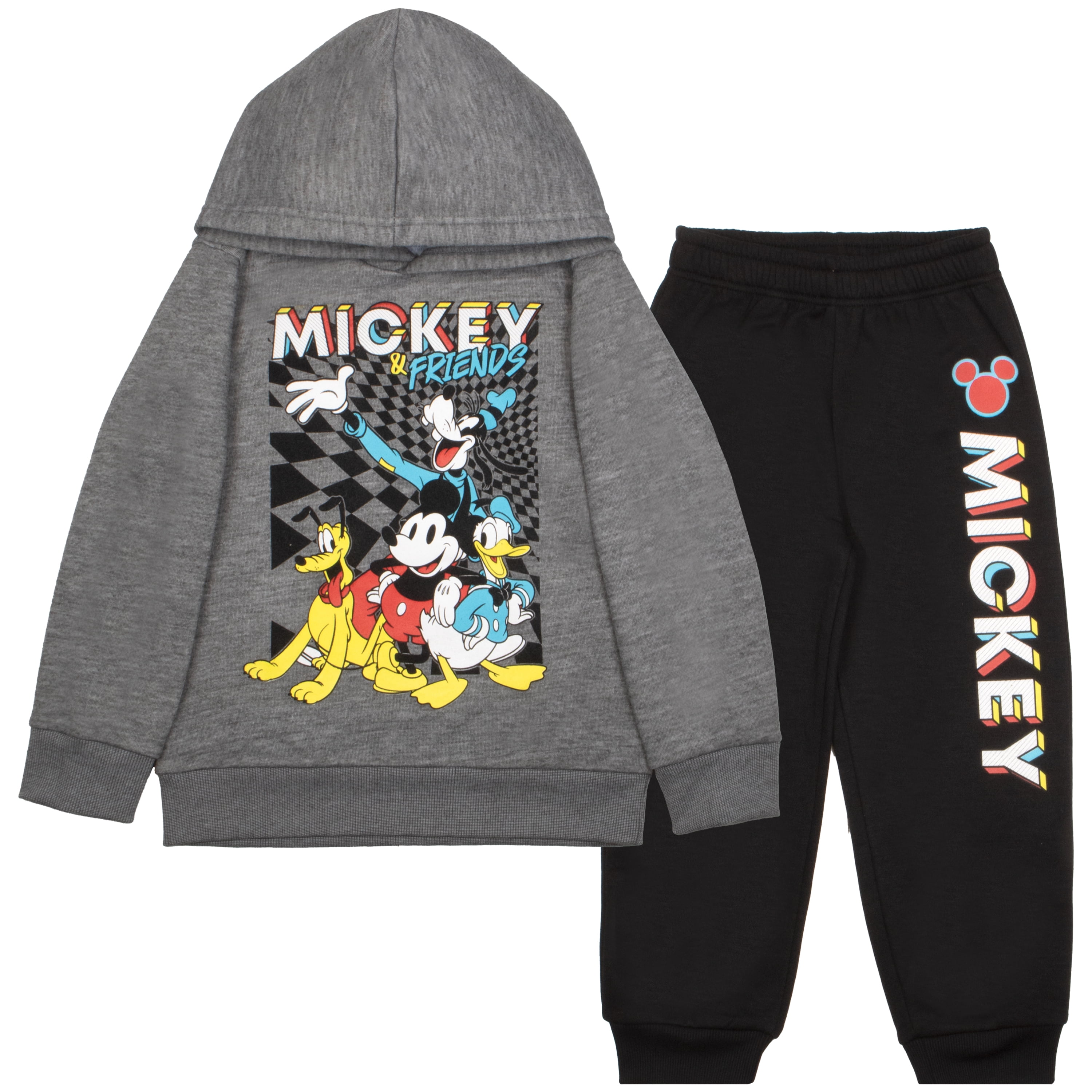 Disney Mickey Mouse Boys Sweater Sweatpants 2-Piece Set for Kids and ...