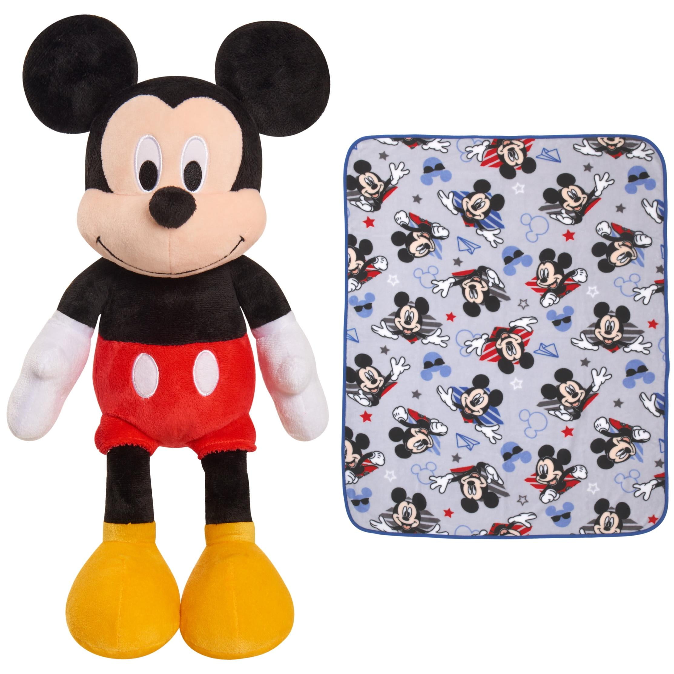 Disney Mickey Mouse Bundle with Plush Stuffed & Toddler Blanket ...