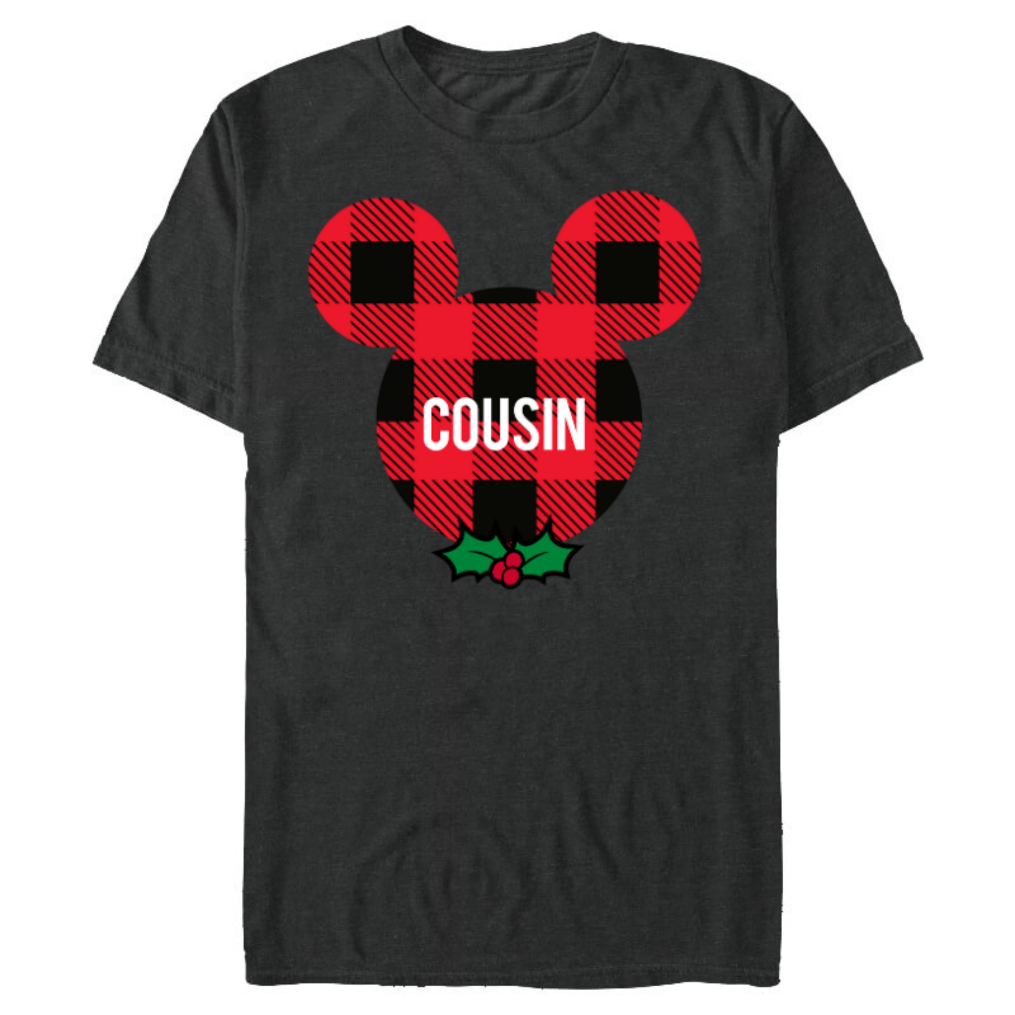 Disney Mickey Mouse COUSIN Holiday Family - Short Sleeve Blended T ...