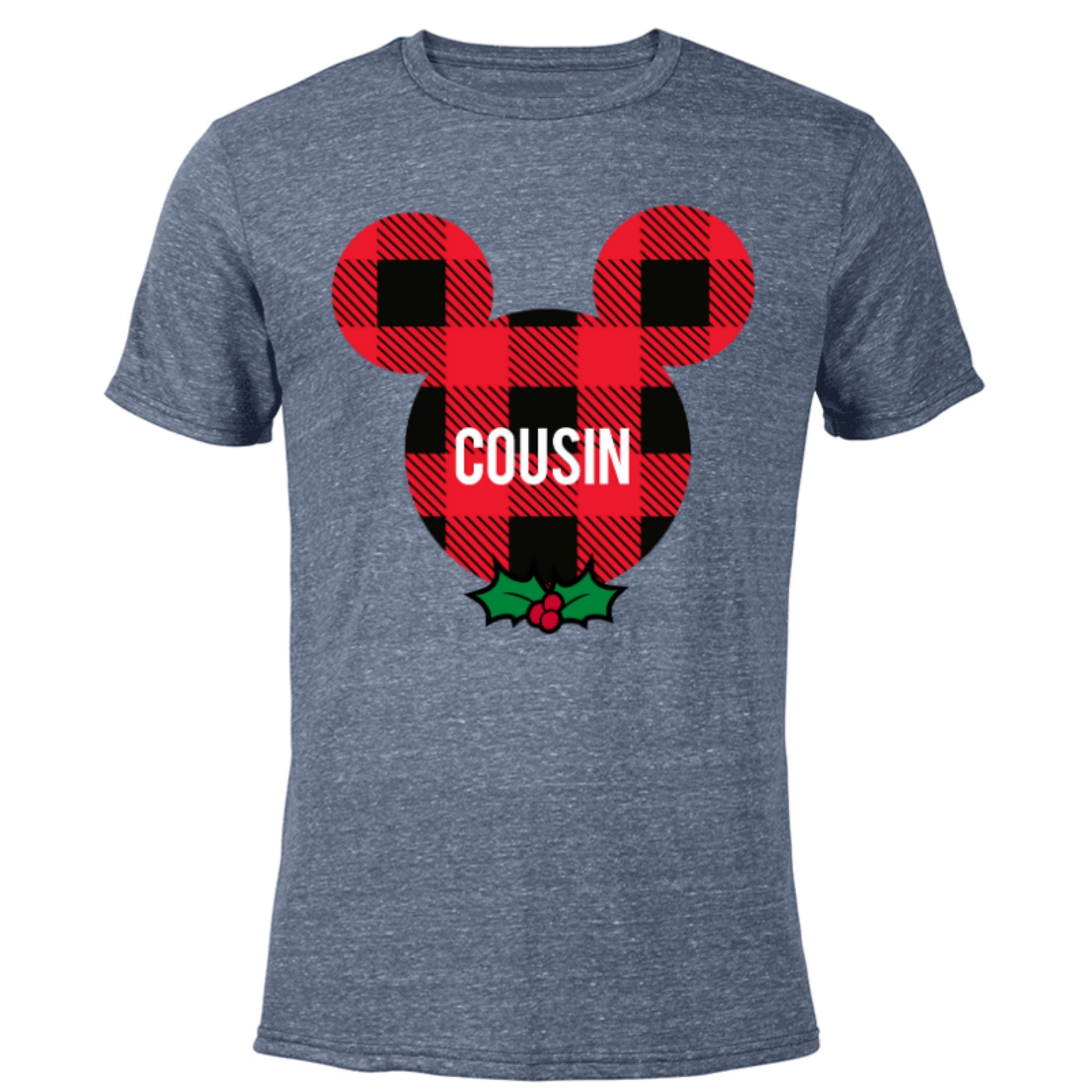 Disney Mickey Mouse COUSIN Holiday Family - Short Sleeve Blended T ...